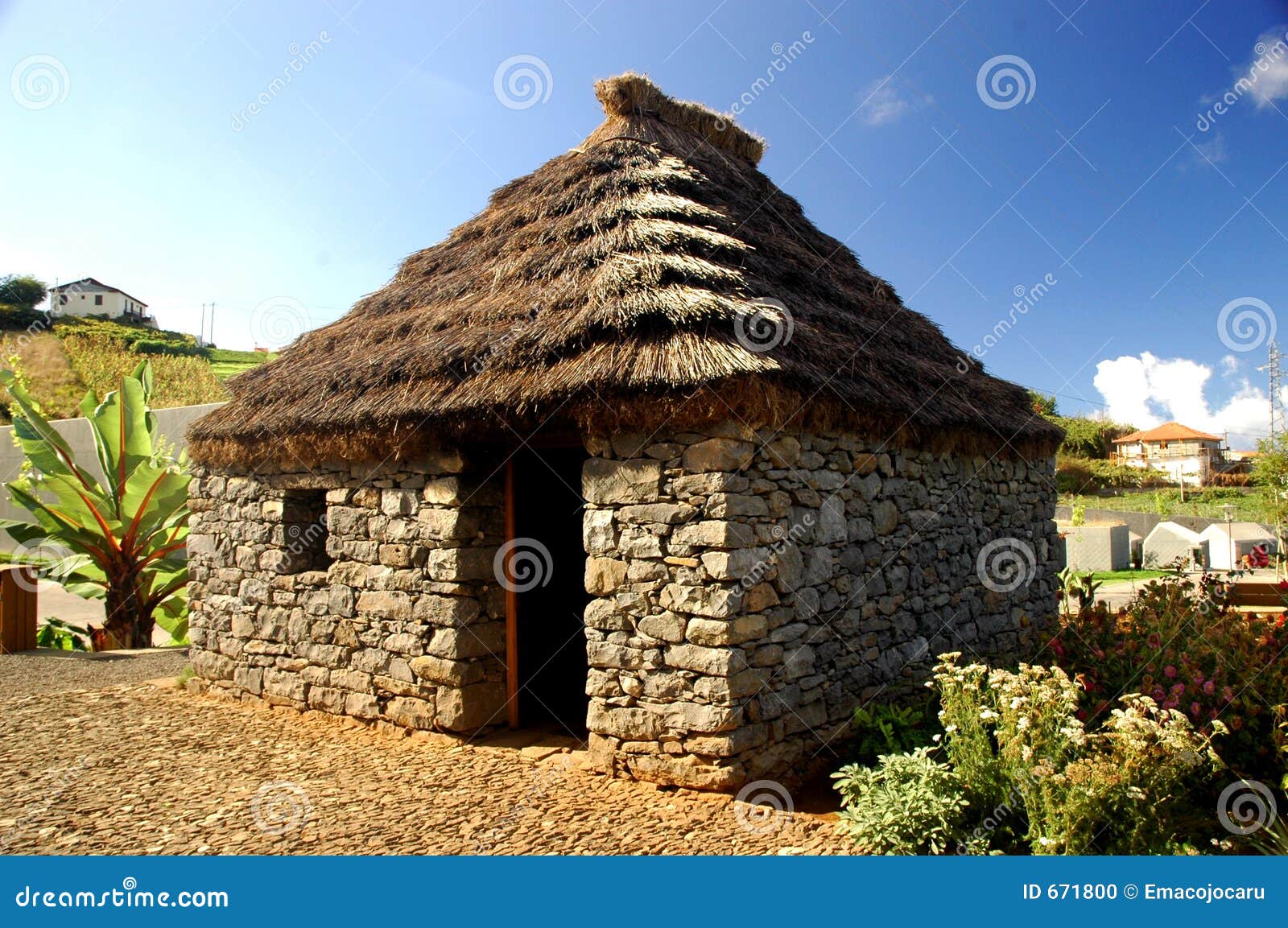 Traditional House in Madeira Stock Photo - Image of traditional ...