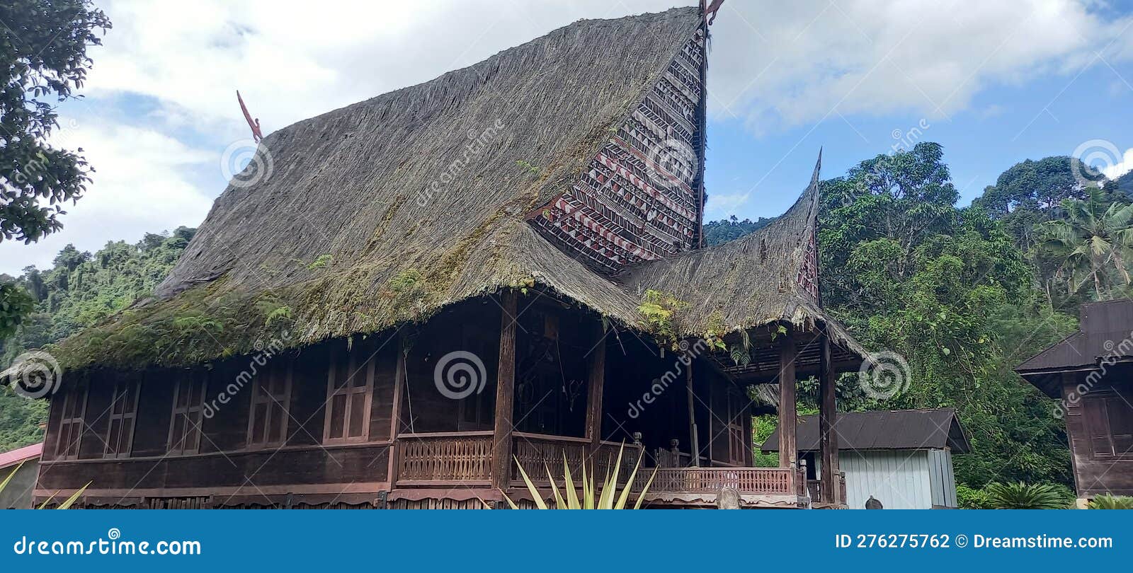Traditional House Mandailing Stock Photo - Image of rumahadat ...