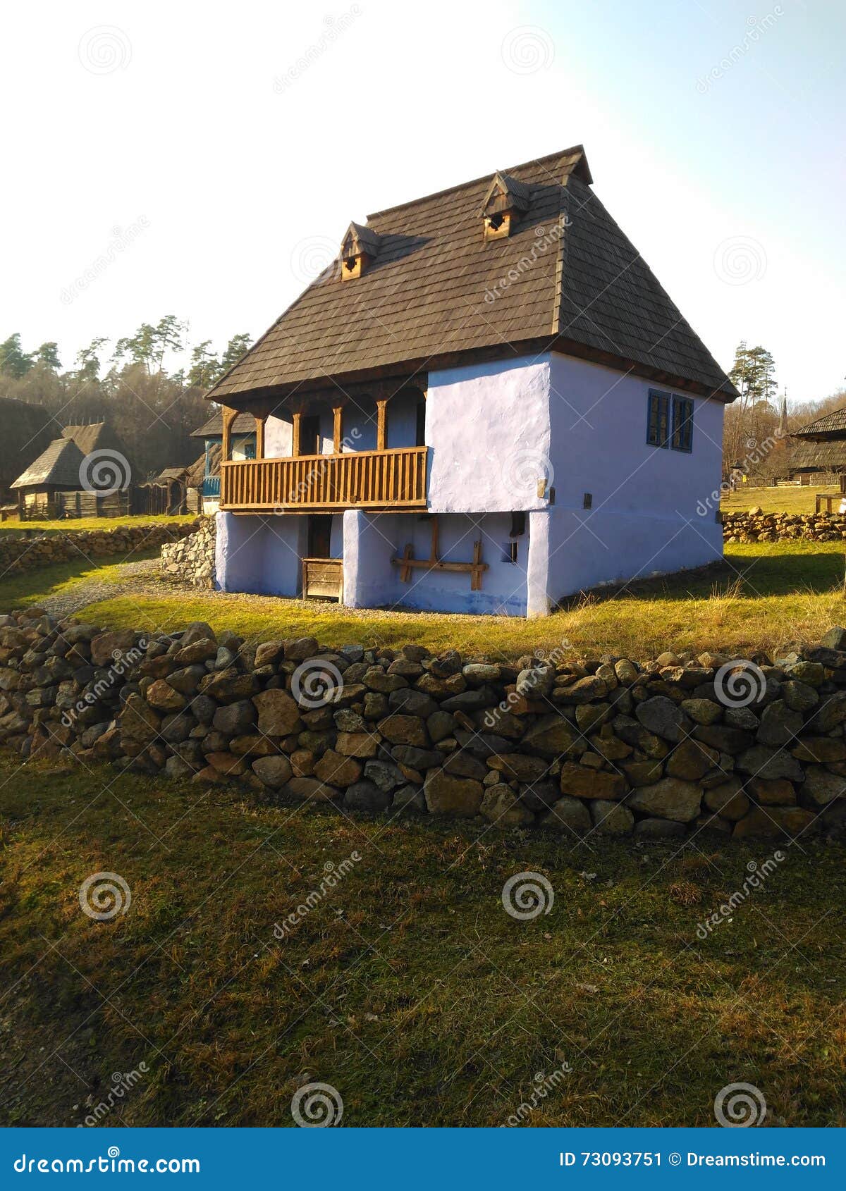 Traditional house, Romania stock image. Image of casa - 73093751