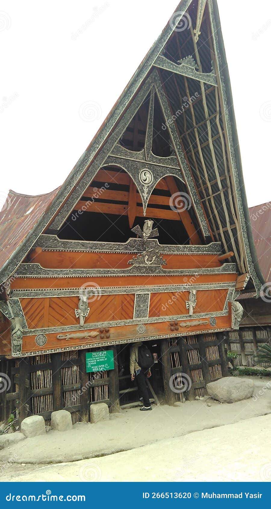 Traditional House Samosir editorial image. Image of traditional - 266513620