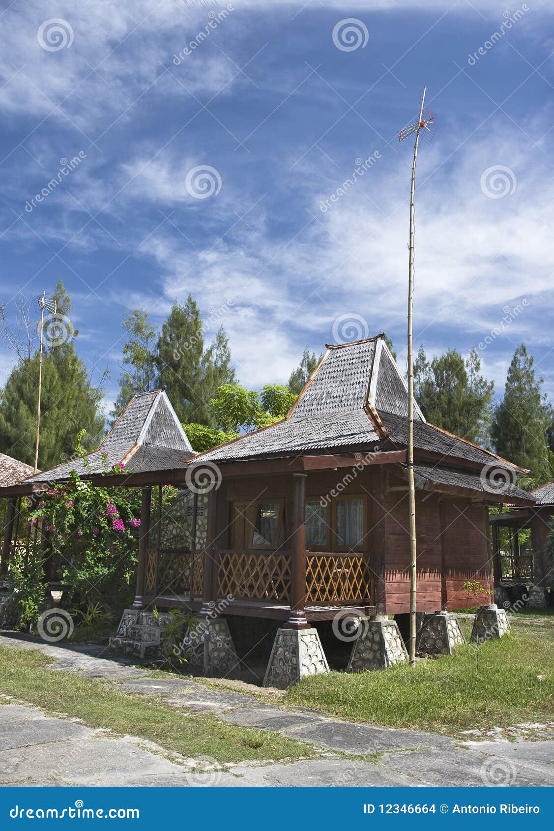 Traditional houses stock photo. Image of countryside - 12346664