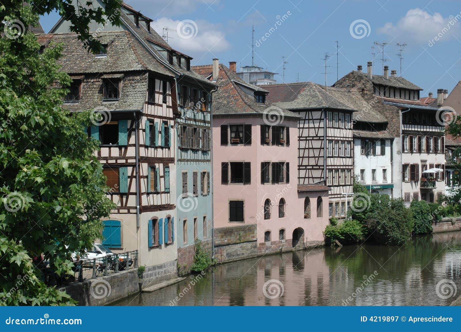 Traditional Houses in Strasbourg Stock Image - Image of romantic ...
