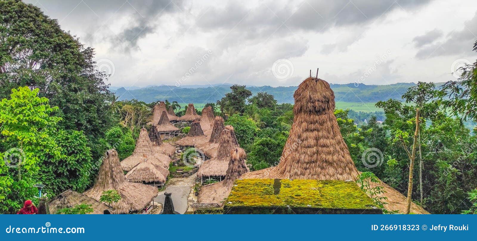 Traditional Houses of Sumbanese Stock Image - Image of traditional ...