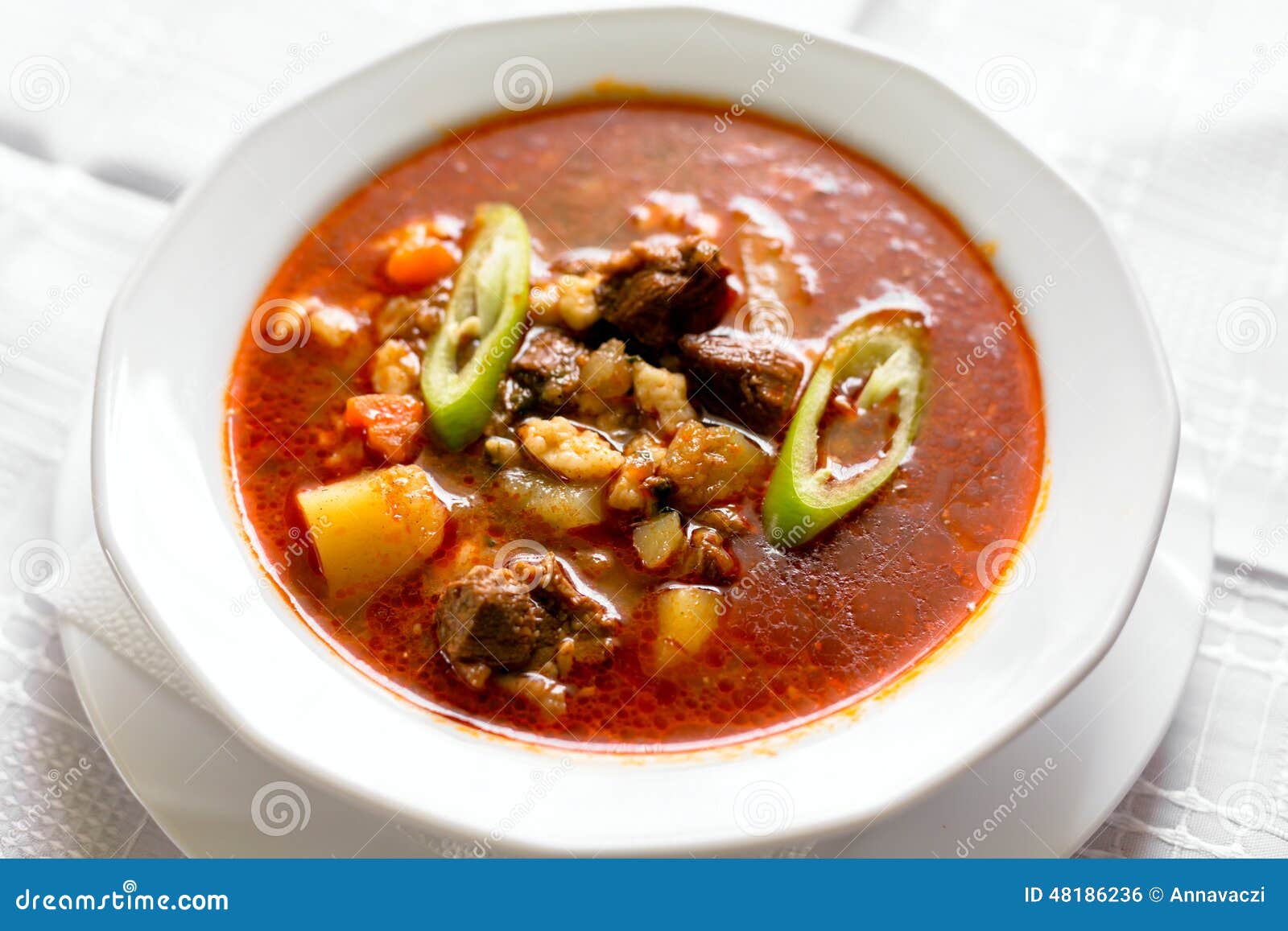 Traditional Hungarian Goulash Stock Photo - Image of beef, goulash ...