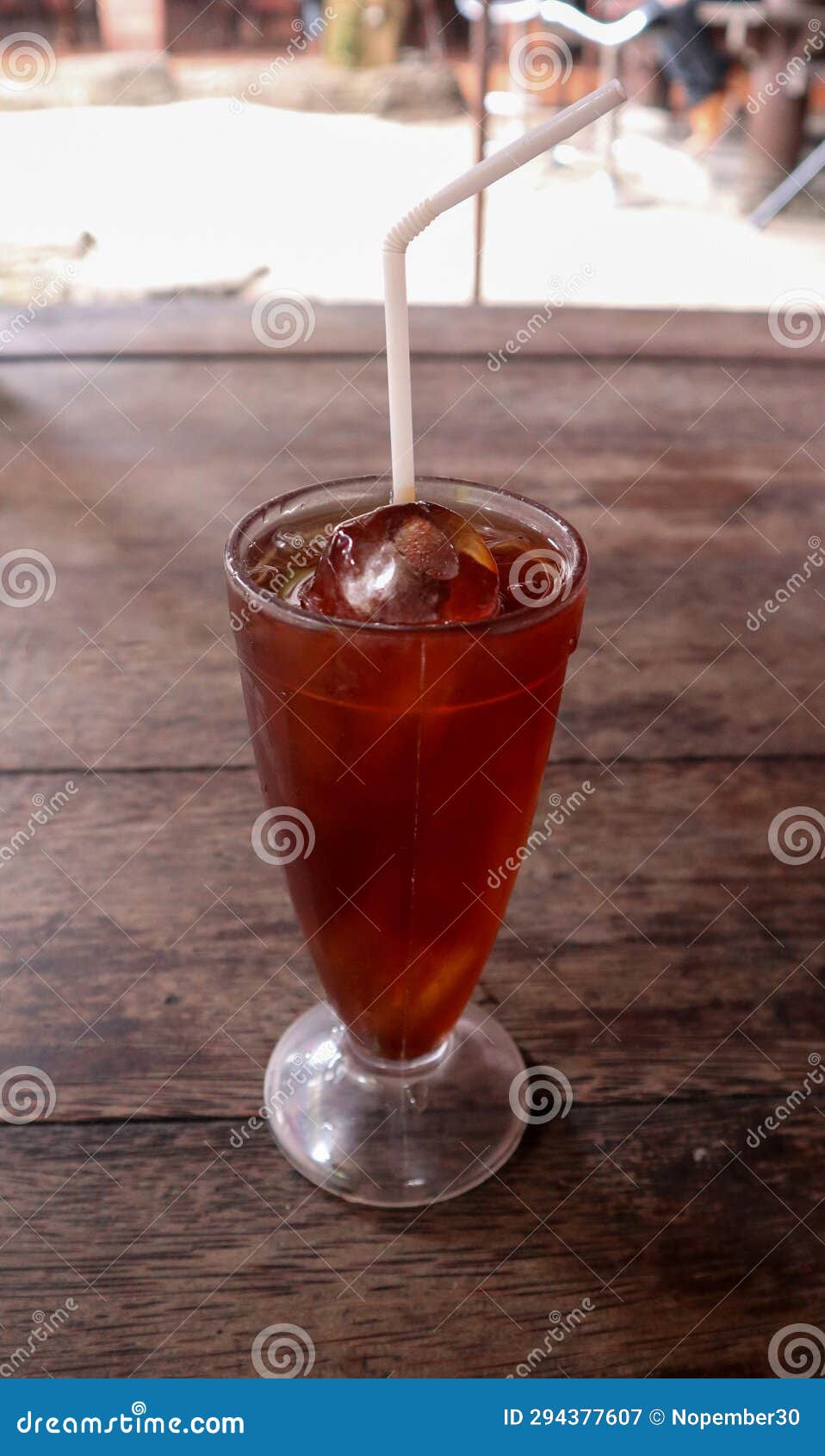 Traditional Ice Tea or Es Teh Stock Image - Image of delicious ...