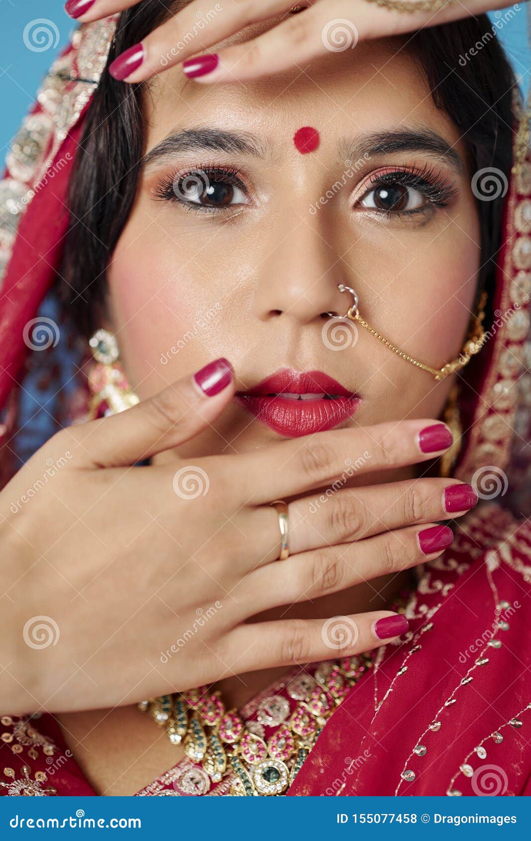 Traditional Indian Women Face