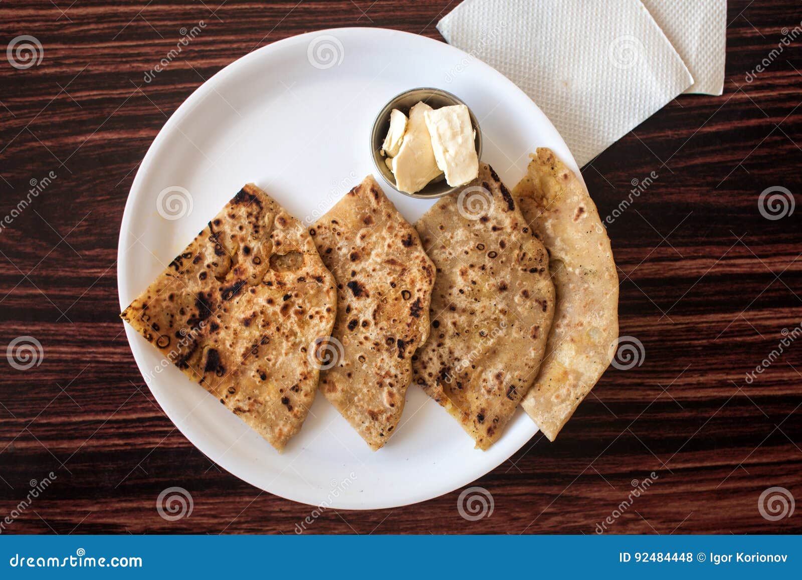 Indian Flat Bread Known As Roti Royalty-Free Stock Image ...