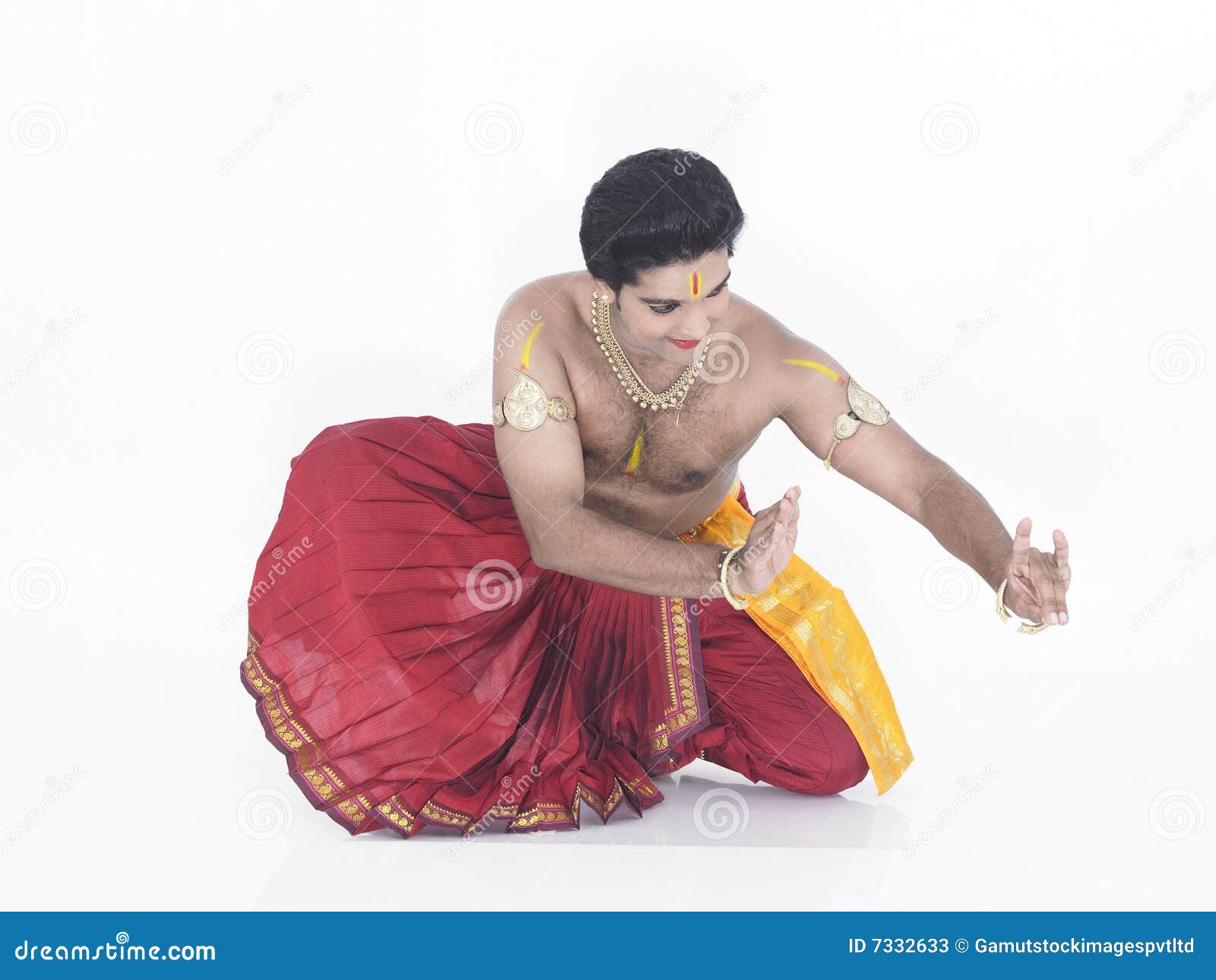 Traditional Indian Male Dancer Stock Image - Image of bharatanatyam ...