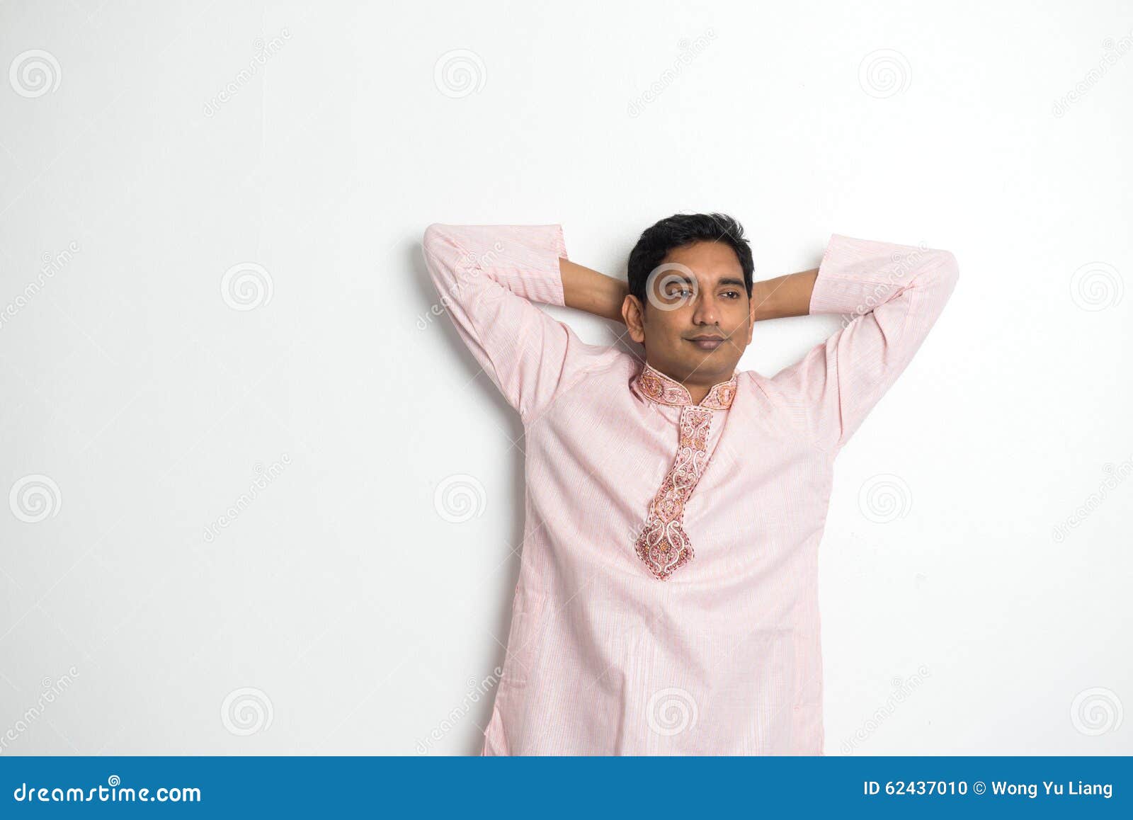 Traditional Indian Male Thinking Stock Photo - Image of clothes ...