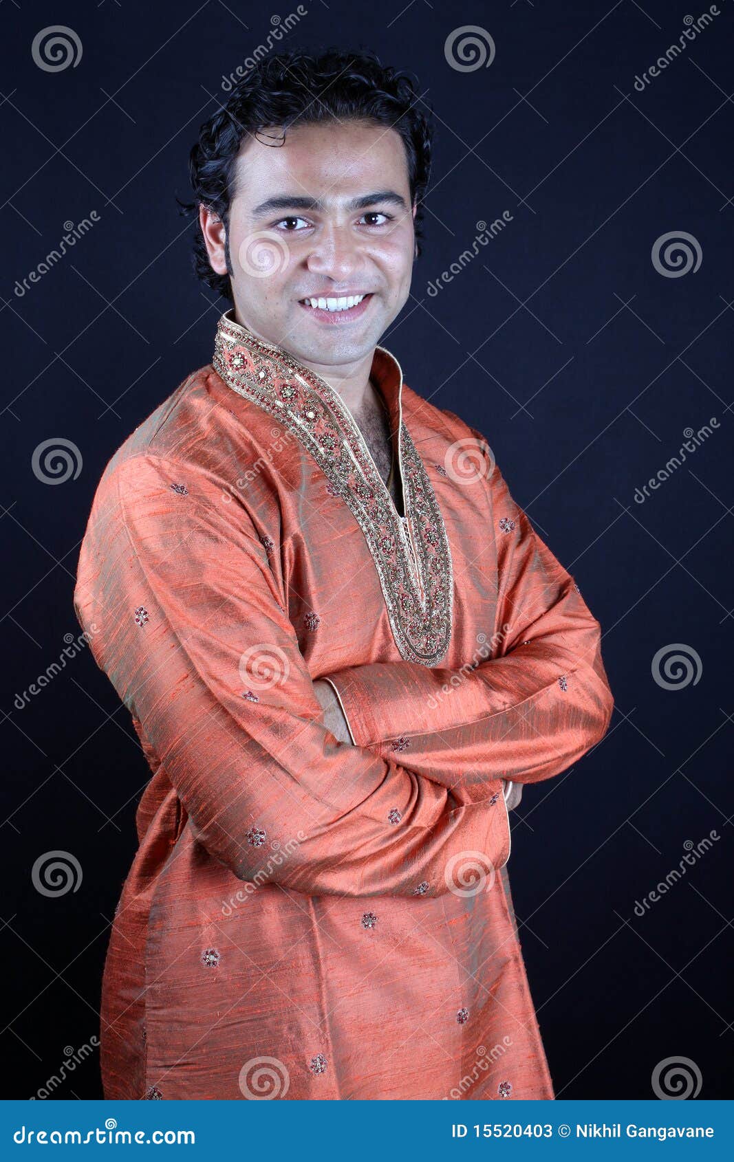 Traditional Indian Man stock image. Image of asian, handsome - 15520403