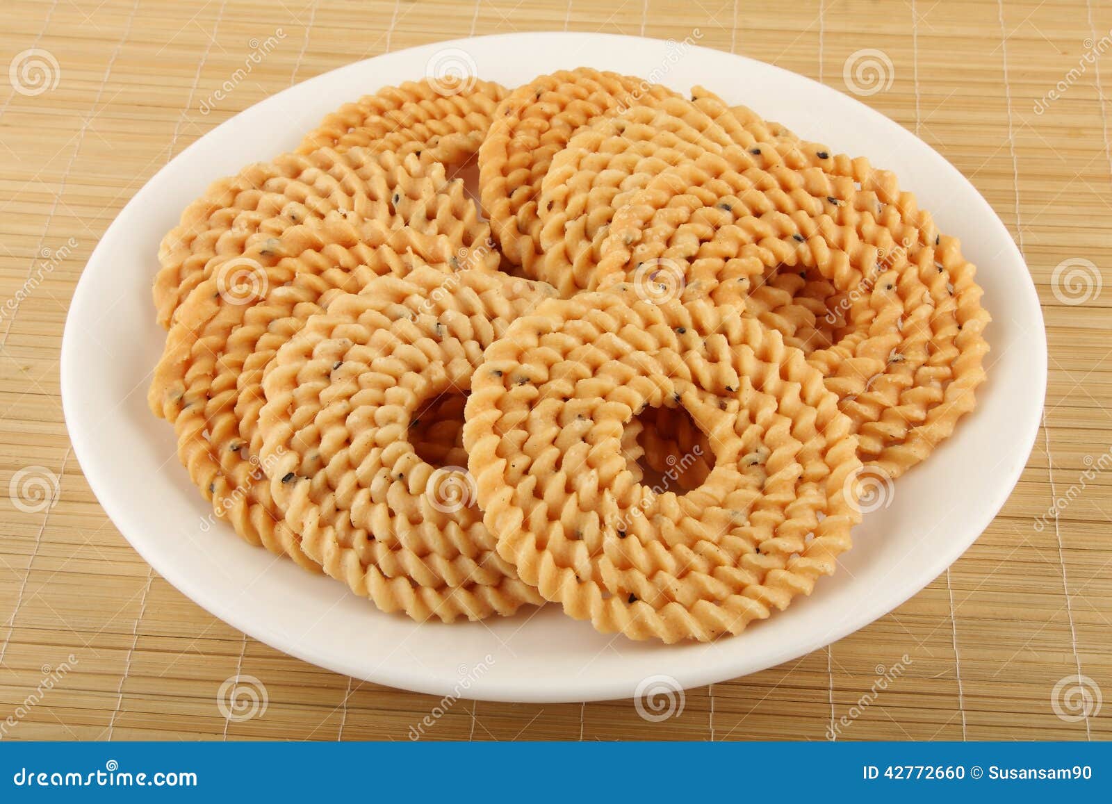Traditional Indian Snack - Chakali Stock Photo - Image of festive ...