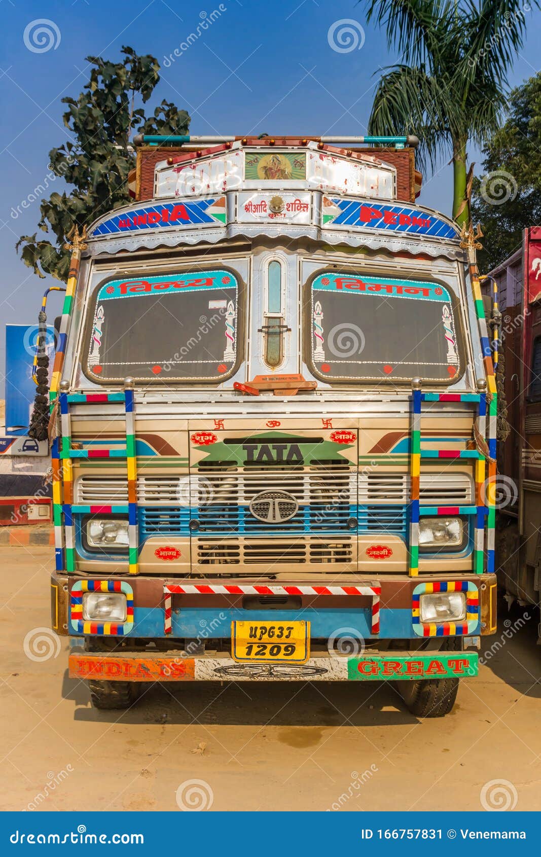 Tata Truck Running On Highway In Ladakh, India Editorial Image ...
