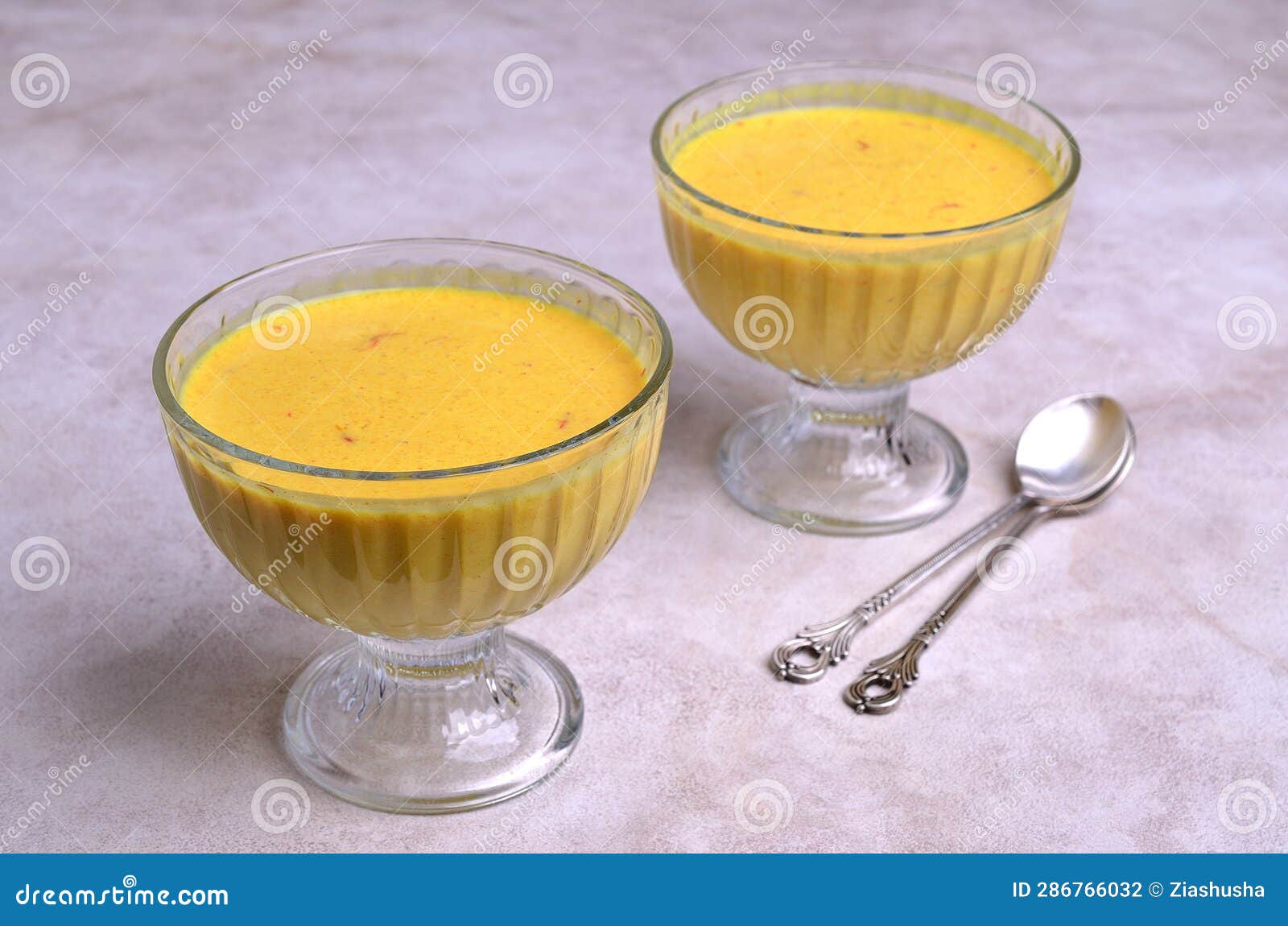 Traditional Indian Thick Drink Lassi Stock Photo - Image of sour, kesar ...