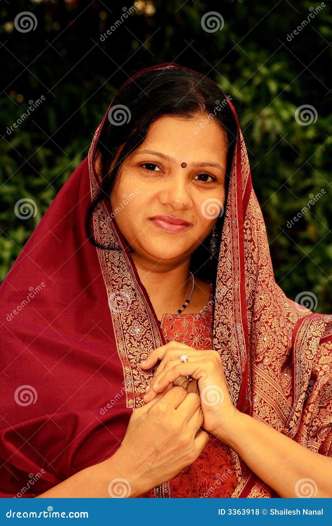 Traditional Indian Woman stock photo. Image of expressions - 3363918