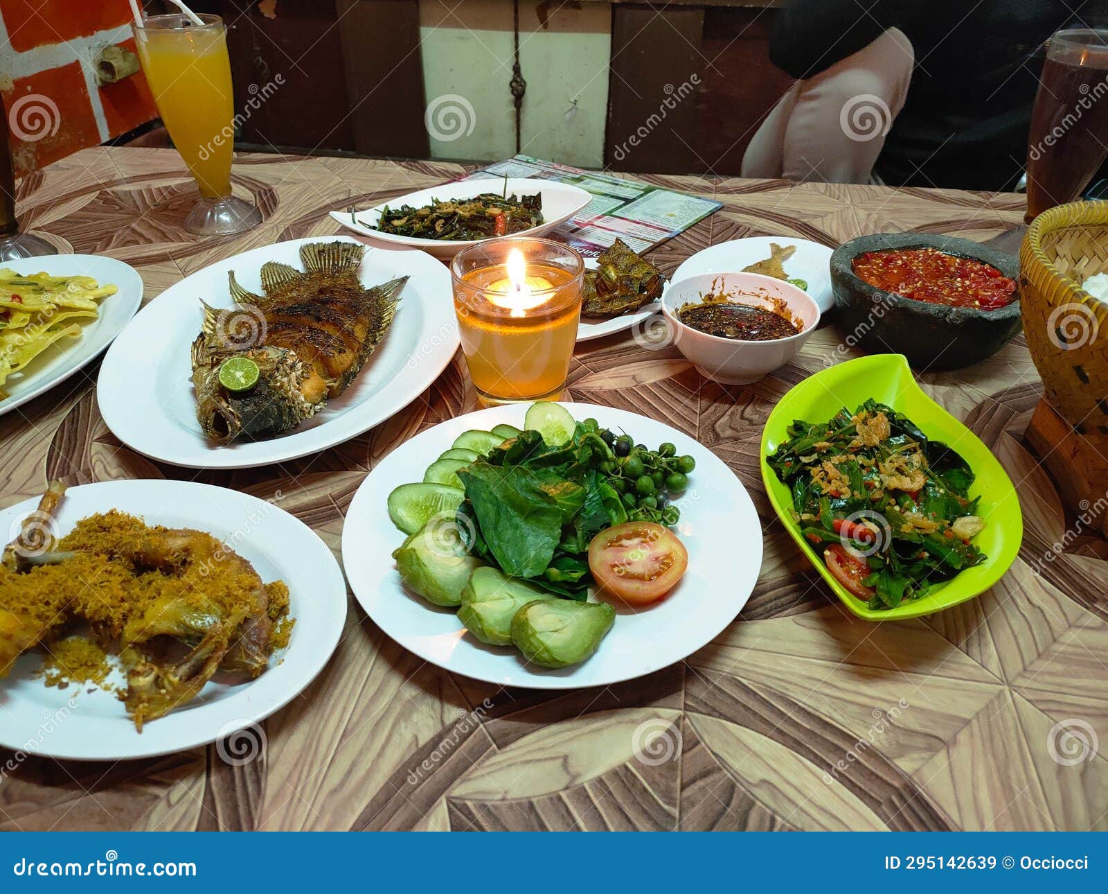 Traditional Indonesian Food Stock Image - Image of west, food: 295142639