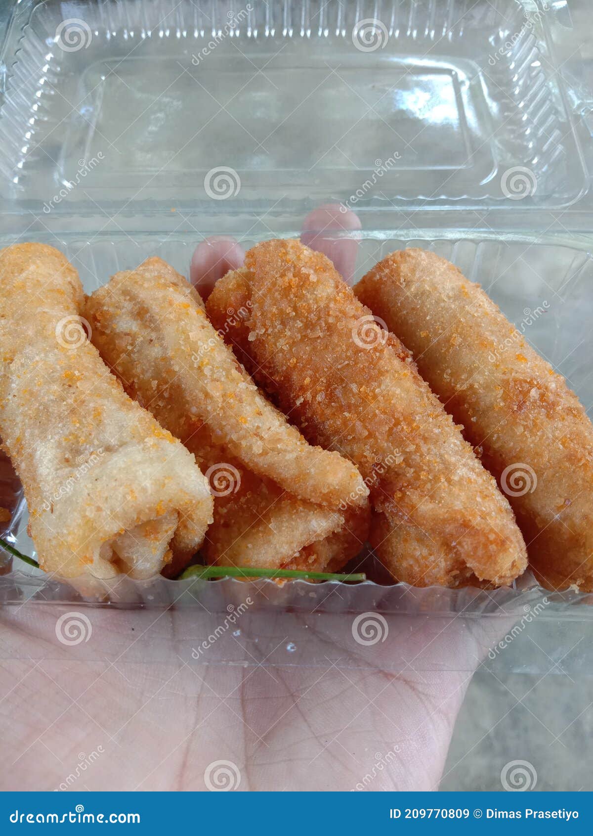 Traditional Indonesian Fried Food Risol Stock Image - Image of dessert ...