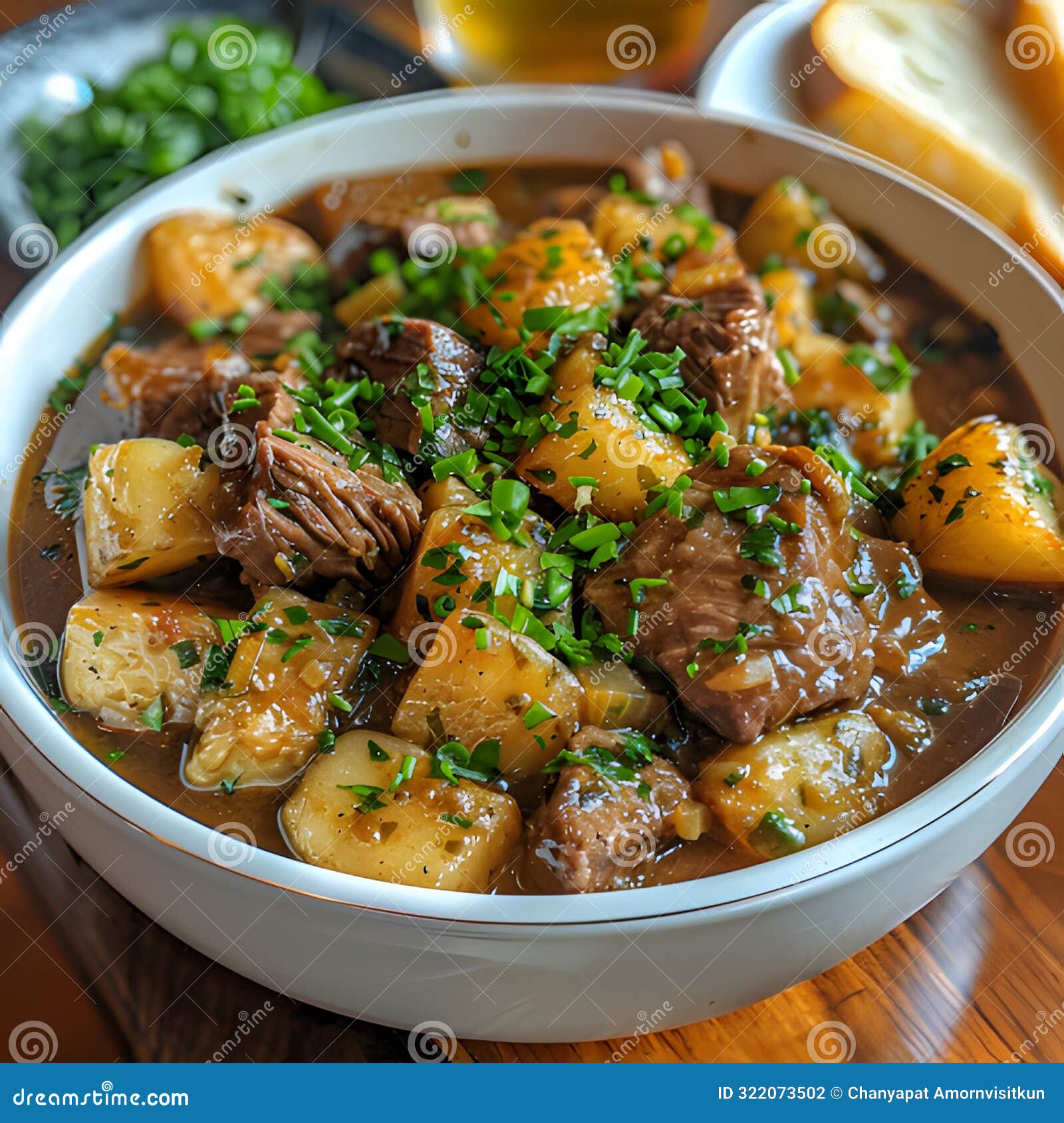 Traditional Irish Beef Stew Stock Illustration - Illustration of ...