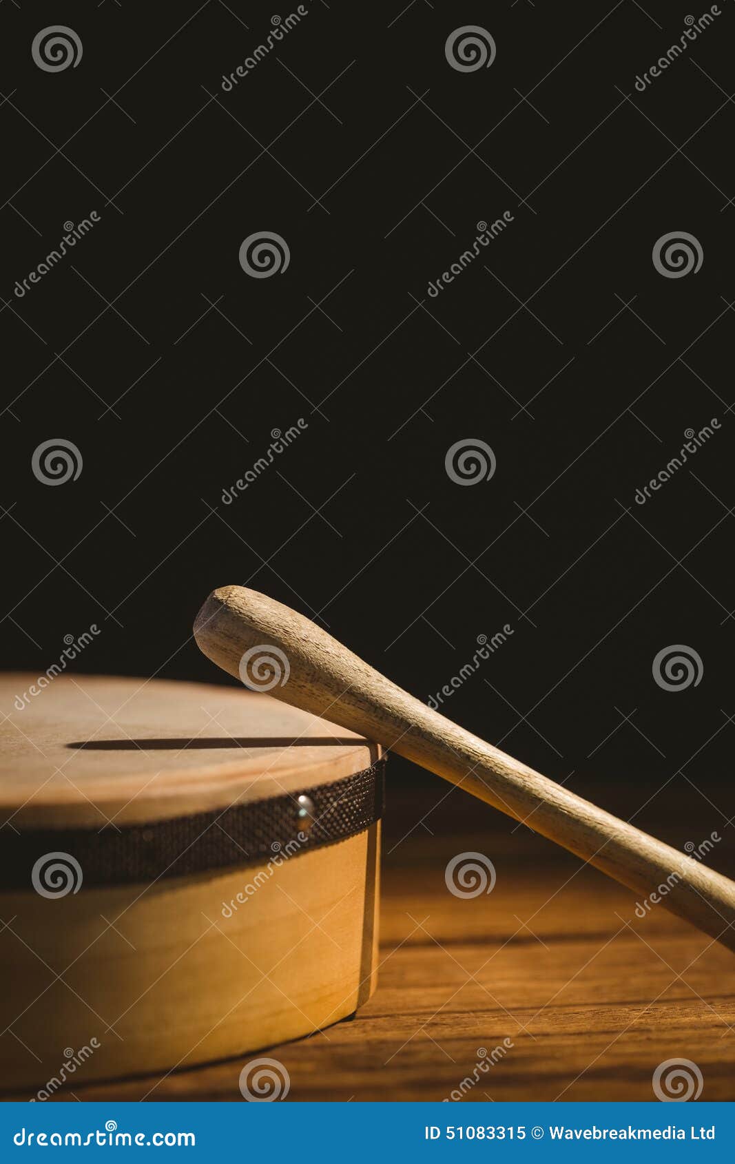 Traditional Irish Bodhran and Stick Stock Image - Image of hide, style ...