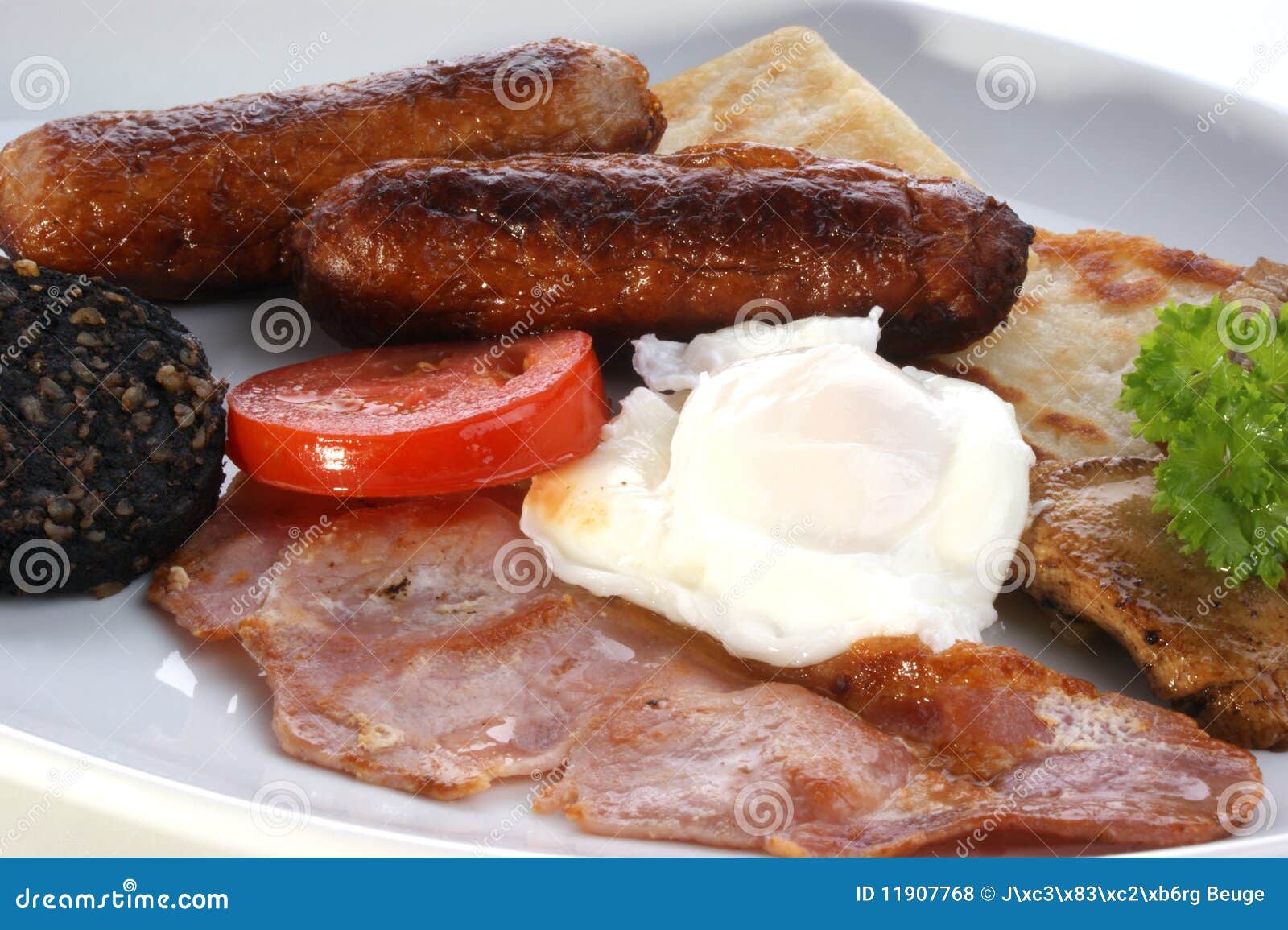 Traditional Irish Breakfast Stock Photo - Image of breakfast, mushroom ...