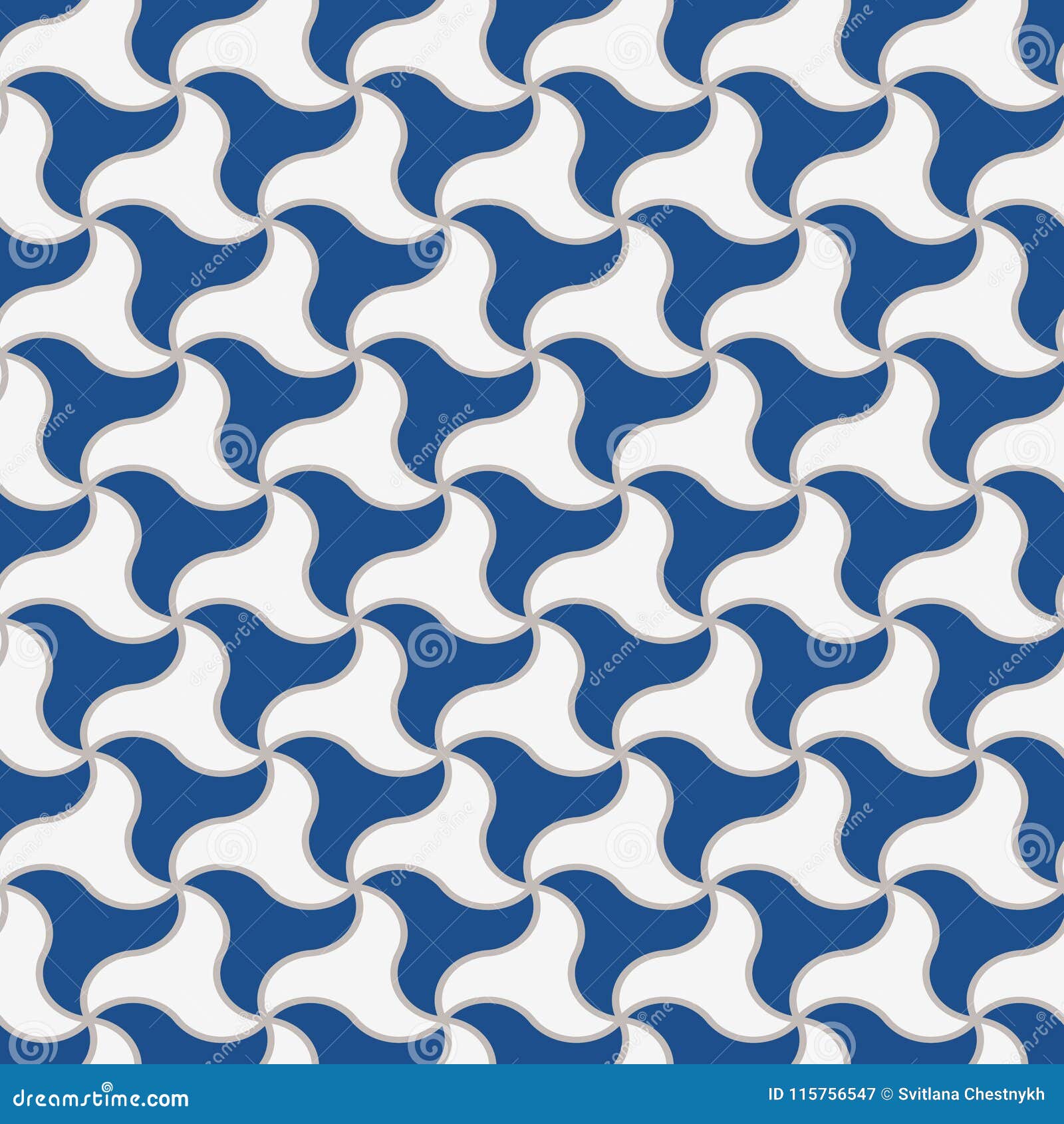 Traditional Islam Arabesque Pattern, Abstract Geometric Wavy Waves ...