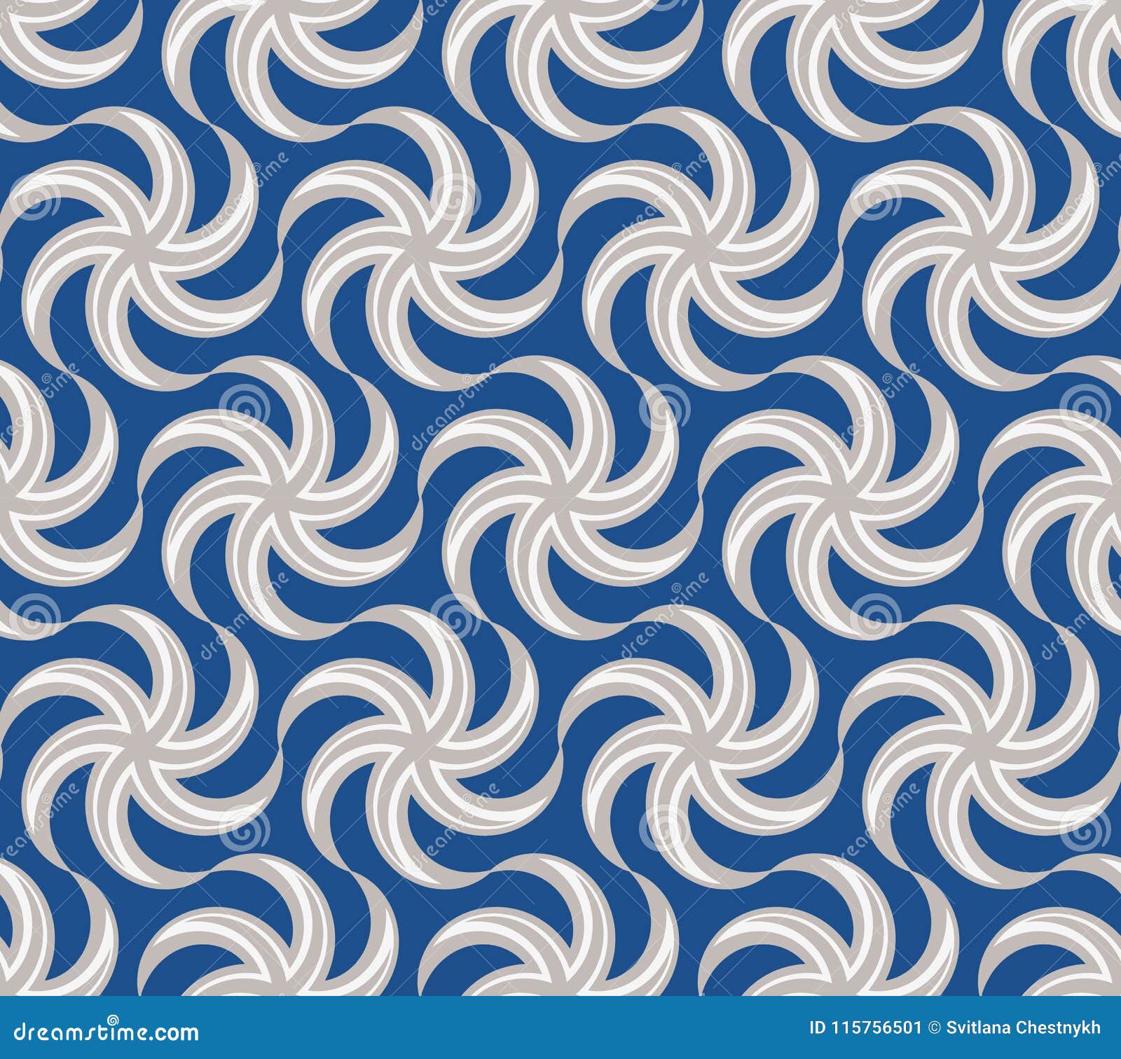 Traditional Islam Arabesque Pattern, Abstract Geometric Wavy Waves ...