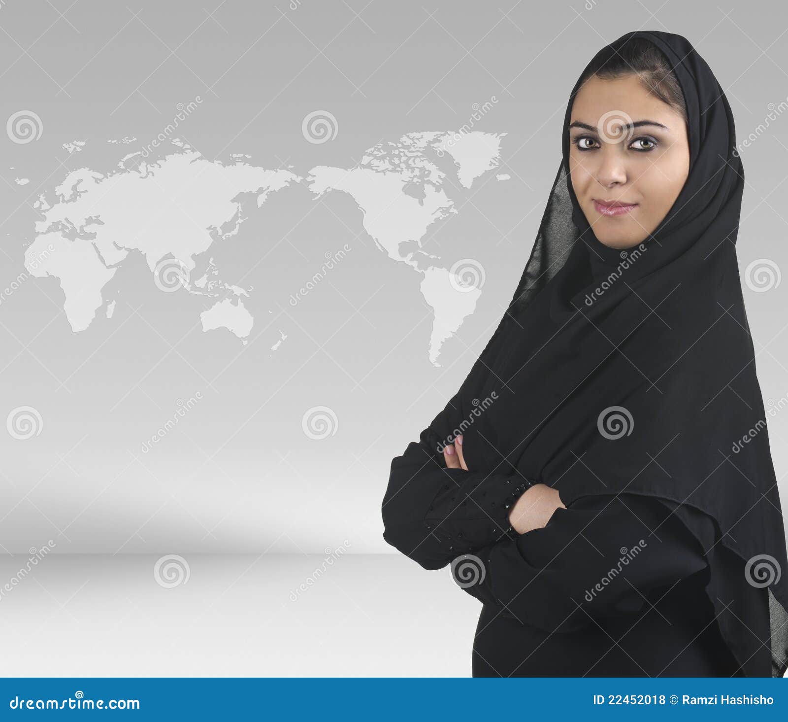 Traditional Islamic Executive in a Business Presen Stock Photo - Image ...