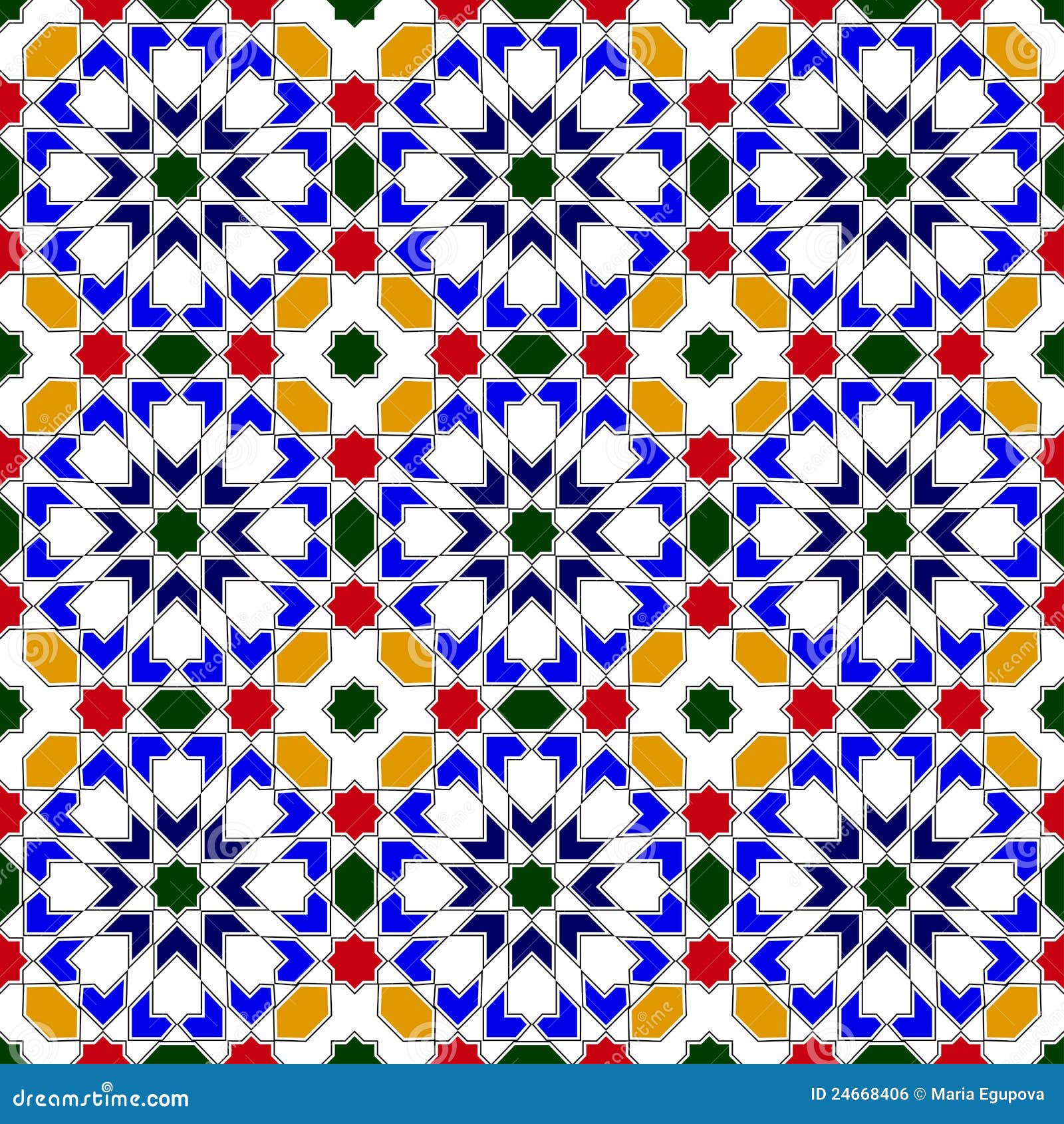 Traditional Islamic Pattern Stock Vector - Illustration of element ...