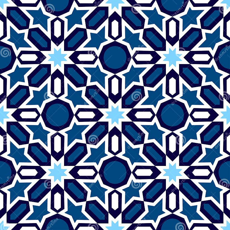 Traditional Islamic Pattern Stock Vector - Illustration of floral ...
