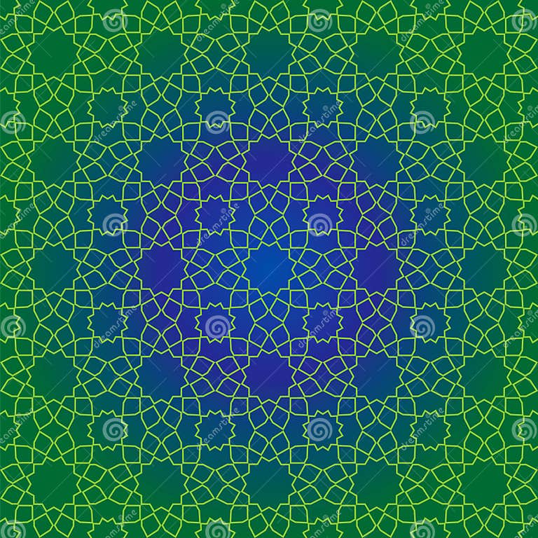 Traditional Islamic Pattern Stock Vector - Illustration of classical ...