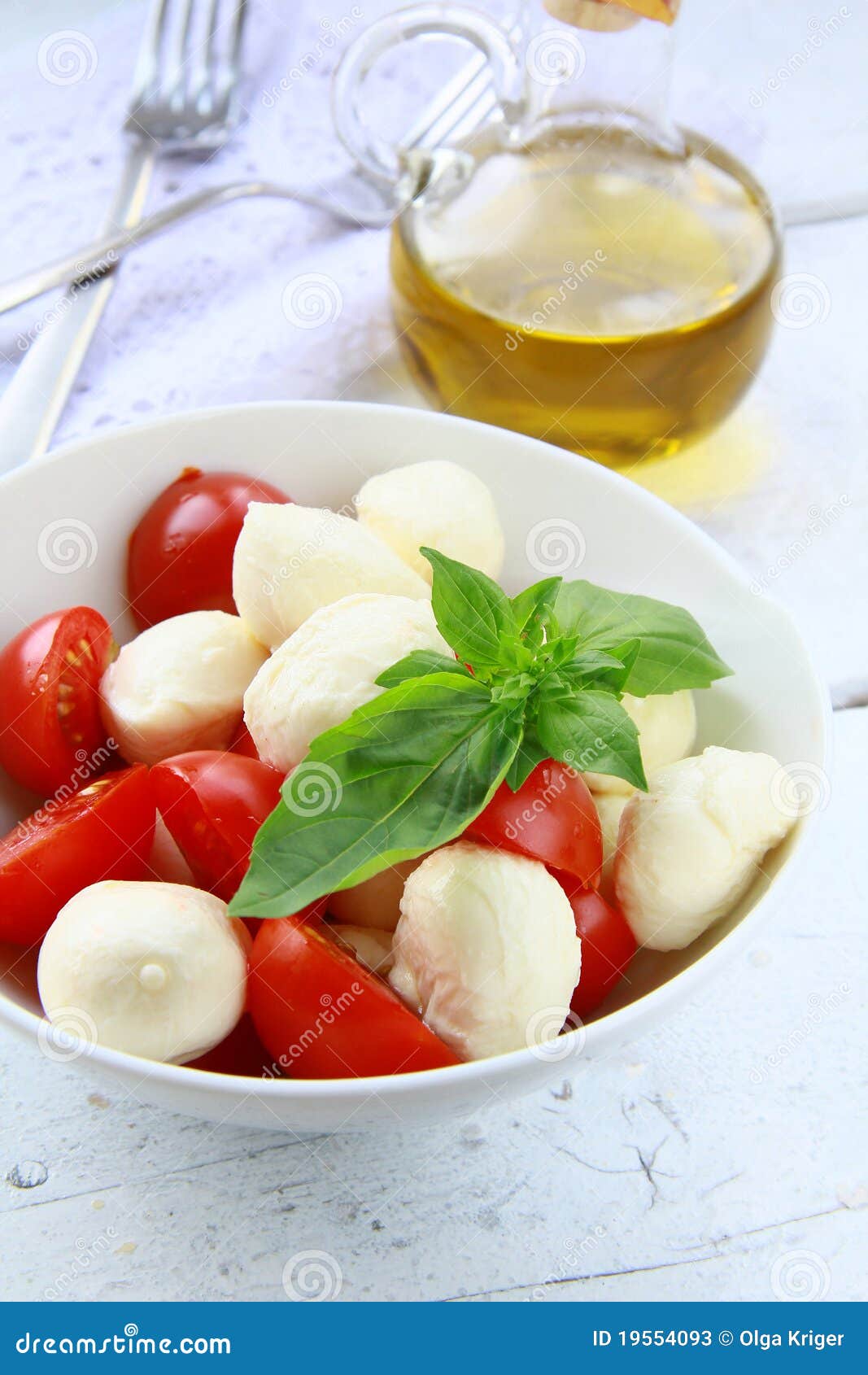 Traditional Italian Caprese Salad Stock Image - Image of gourmet, olive ...
