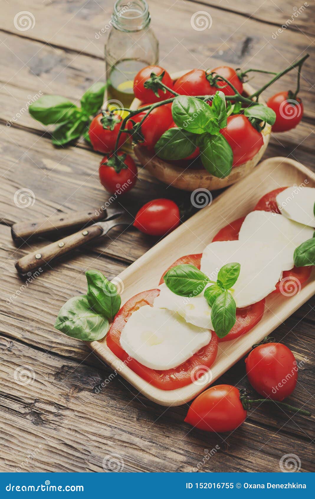 Traditional Italian Dish Caprese Stock Image - Image of tomato, cheese ...