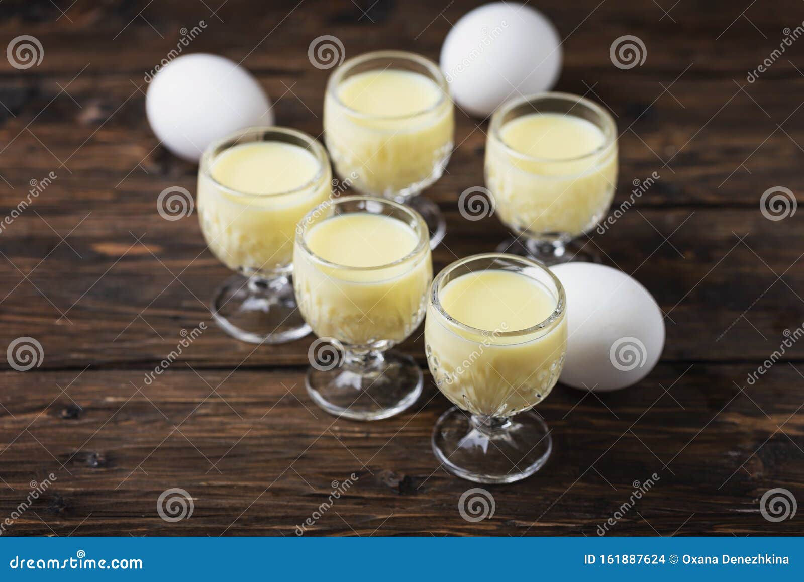 Traditional Italian Liquor Vov with Eggs Stock Photo - Image of holiday ...