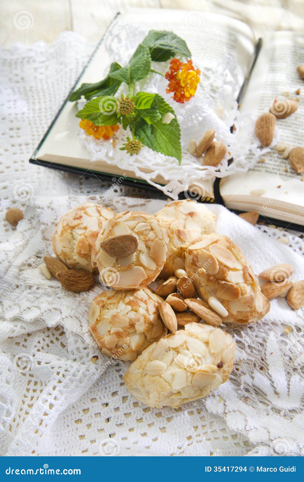 Traditional Italian Pastries Stock Photo - Image of snack, pistachios ...
