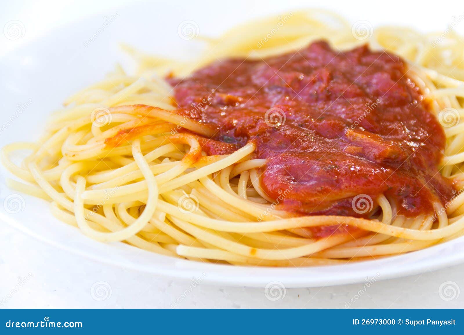Traditional Italian Spaghetti Picture. Image: 26973000