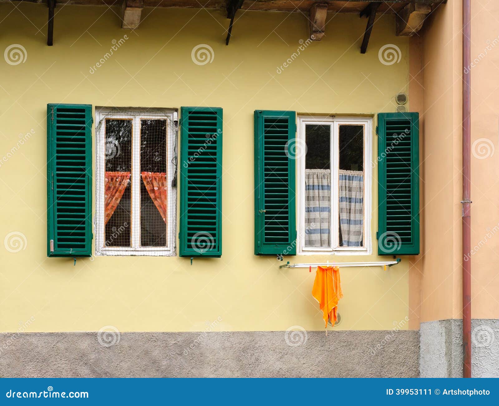 Traditional Italian Windows Stock Image - Image of beautiful, colorful ...