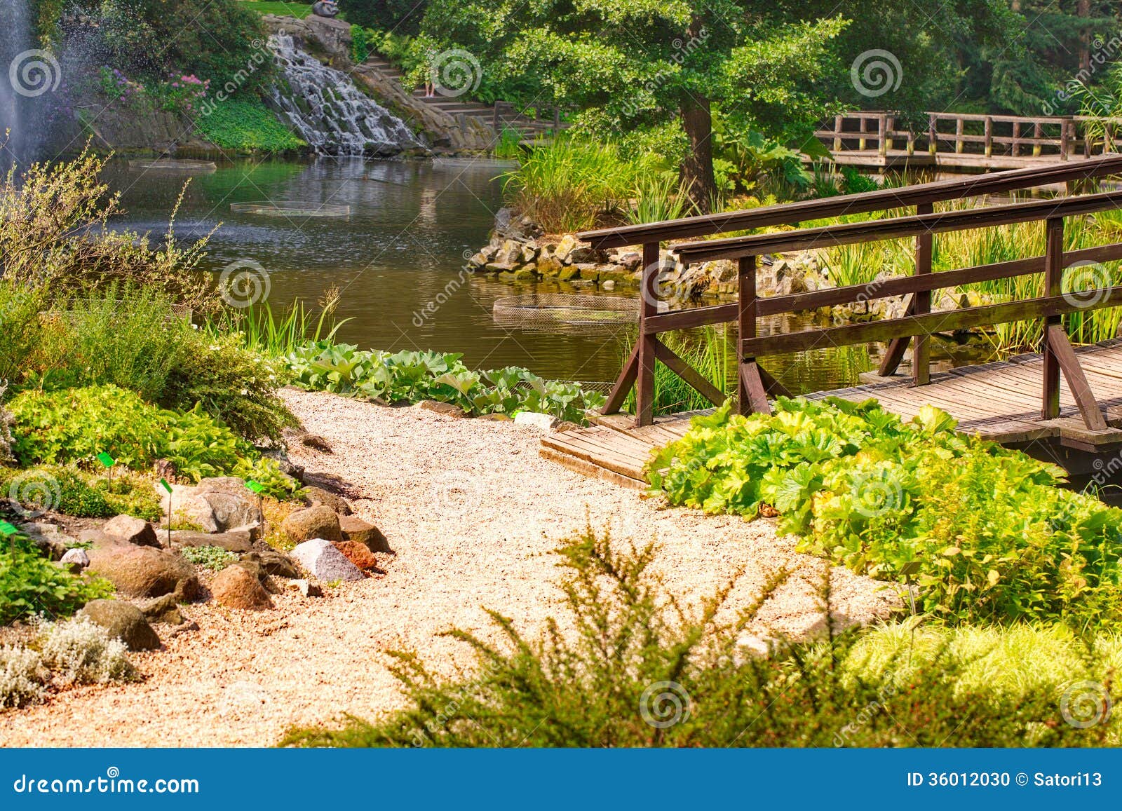 Traditional Japanese Bridge Stock Photo - Image of japanese, bush: 36012030