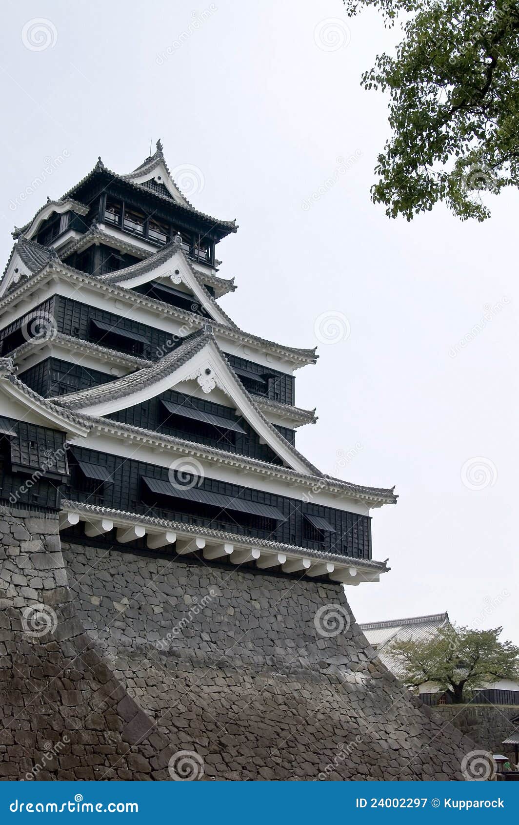 A Traditional Japanese Castle. Stock Image - Image of japan, heritage ...