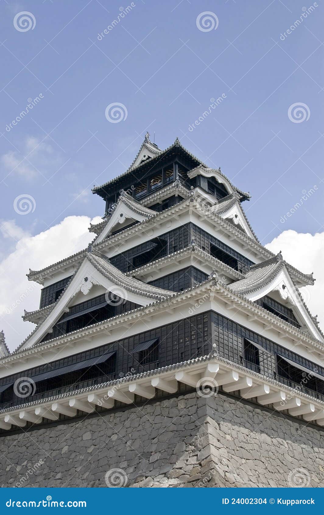 A Traditional Japanese Castle. Stock Photo - Image of architecture ...