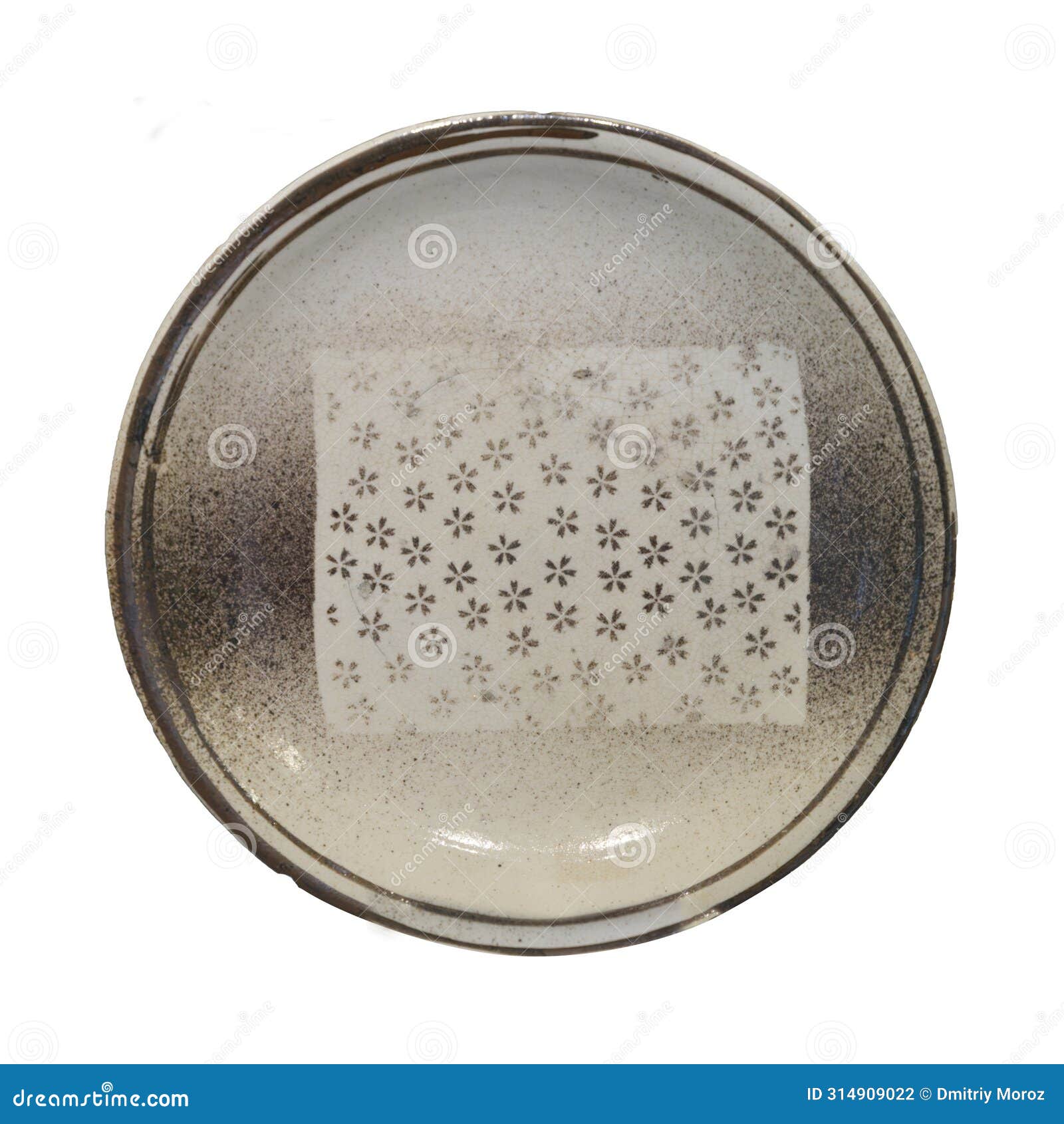 Traditional Japanese Ceramic Plate Stock Photo - Image of porcelain ...