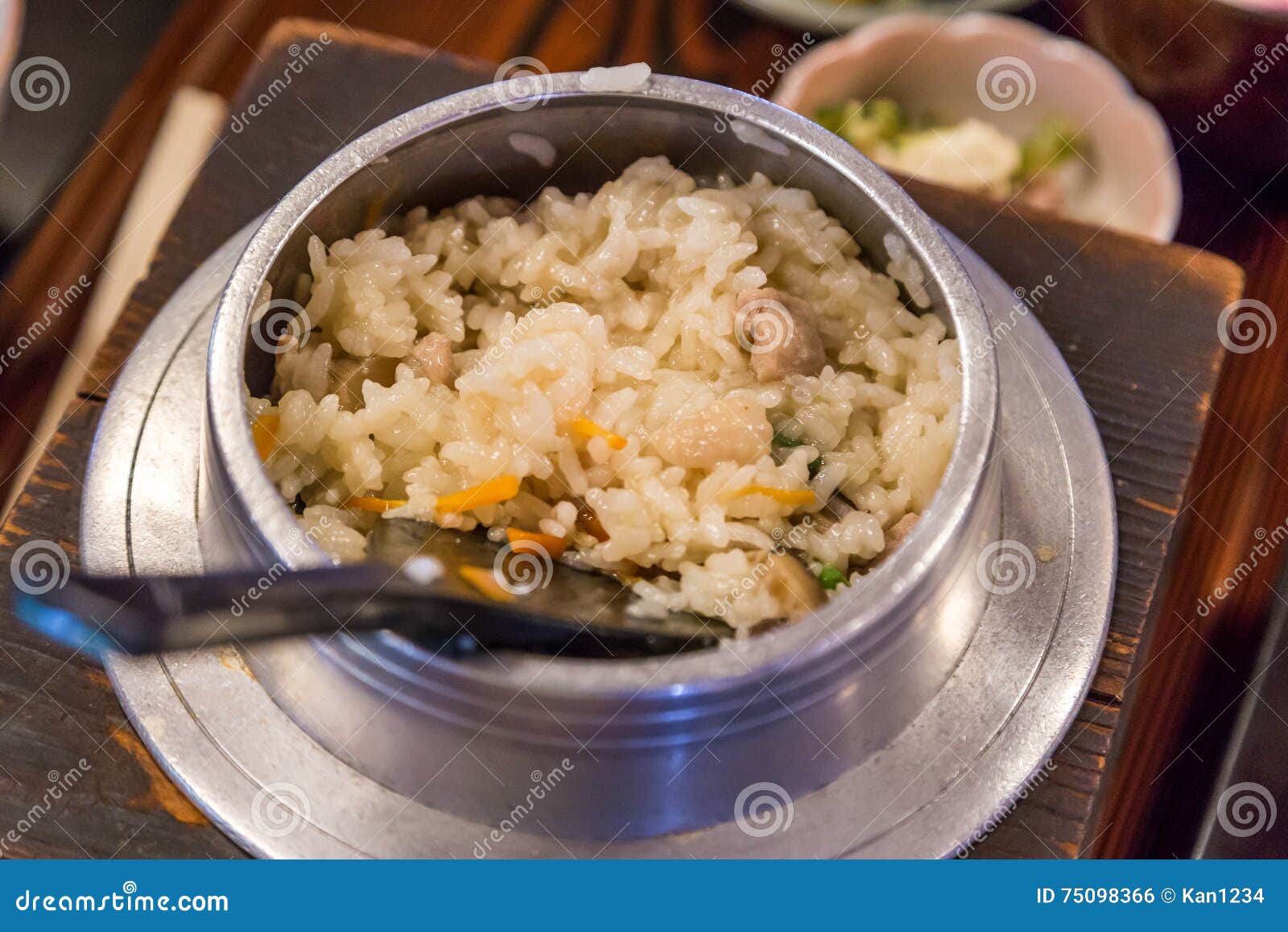 Traditional Japanese Dish - Takikomi Gohan. Stock Photo - Image of ...