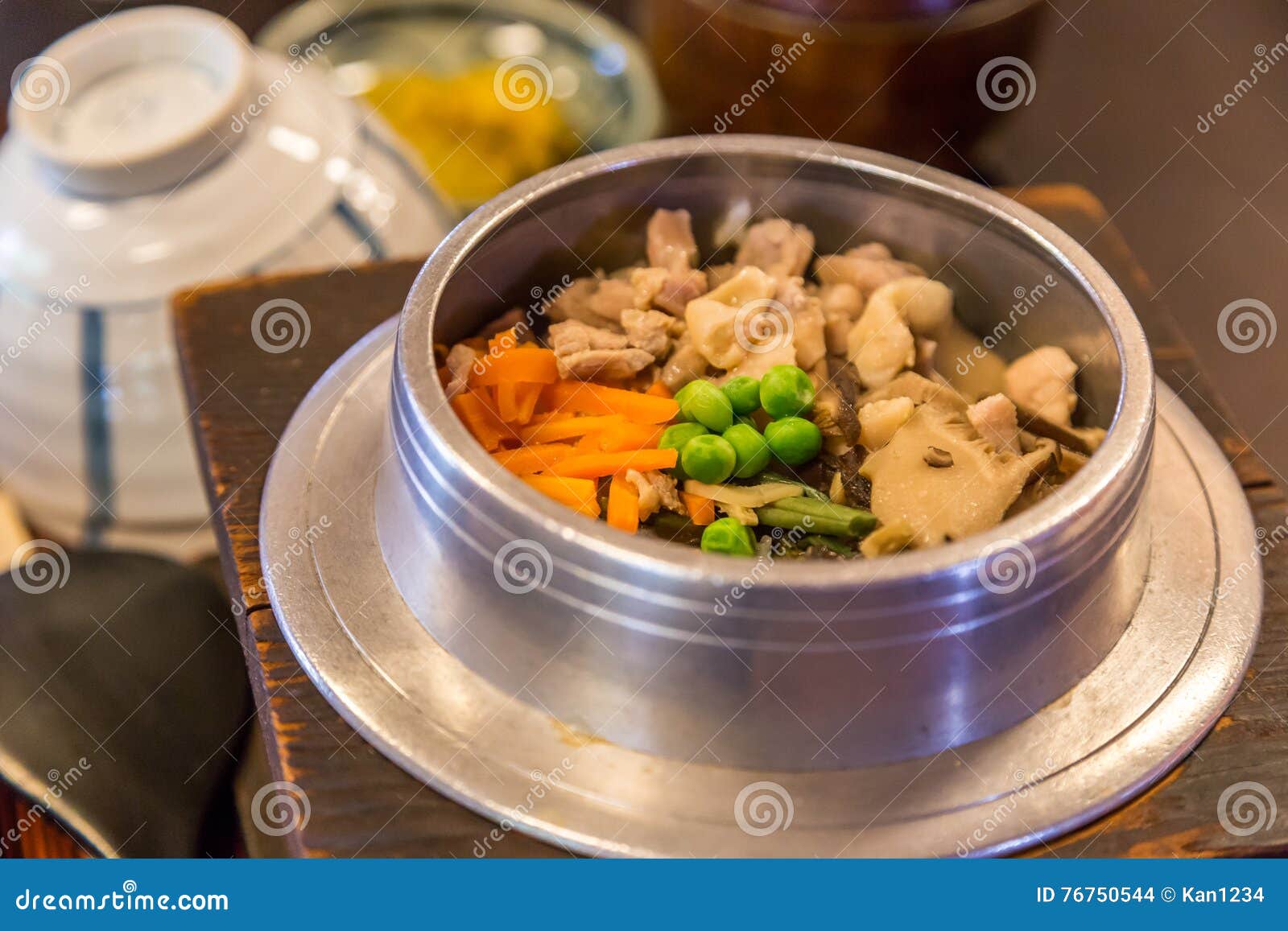 Traditional Japanese Dish - Takikomi Gohan Stock Photo - Image of ...