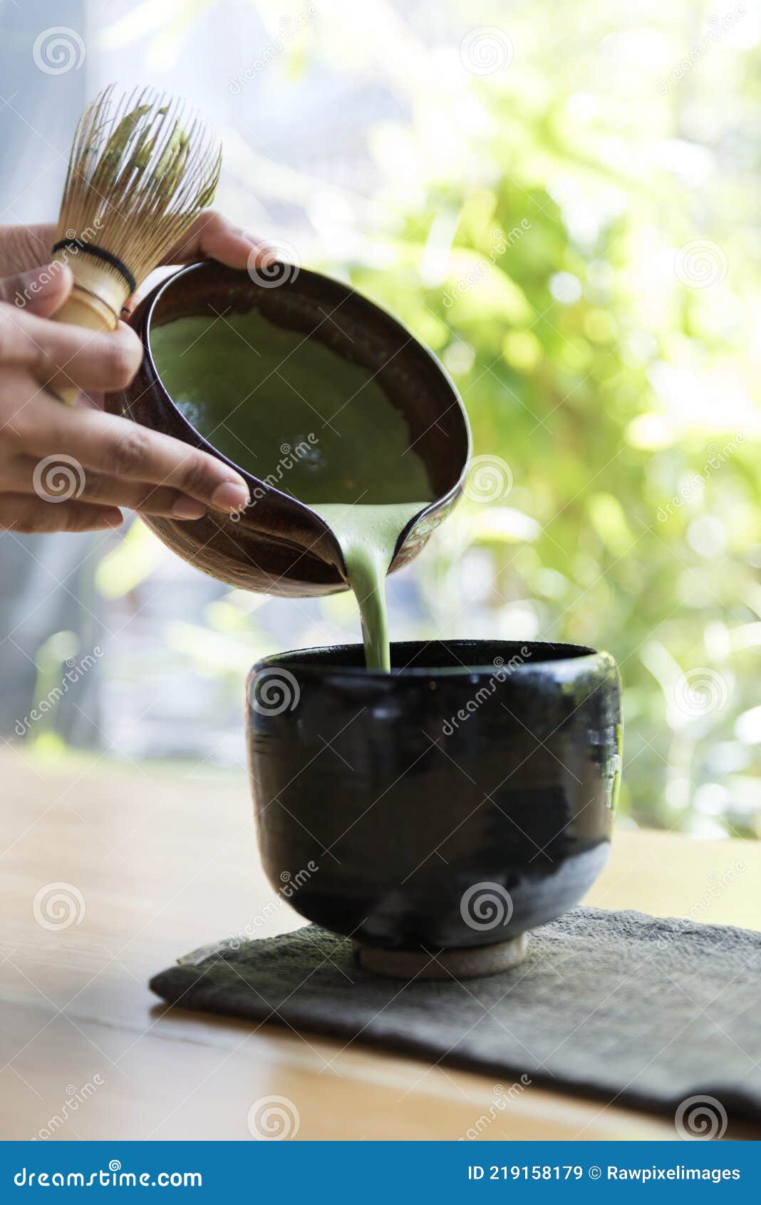 Traditional Japanese Matcha Green Tea Stock Image - Image of nutrition ...