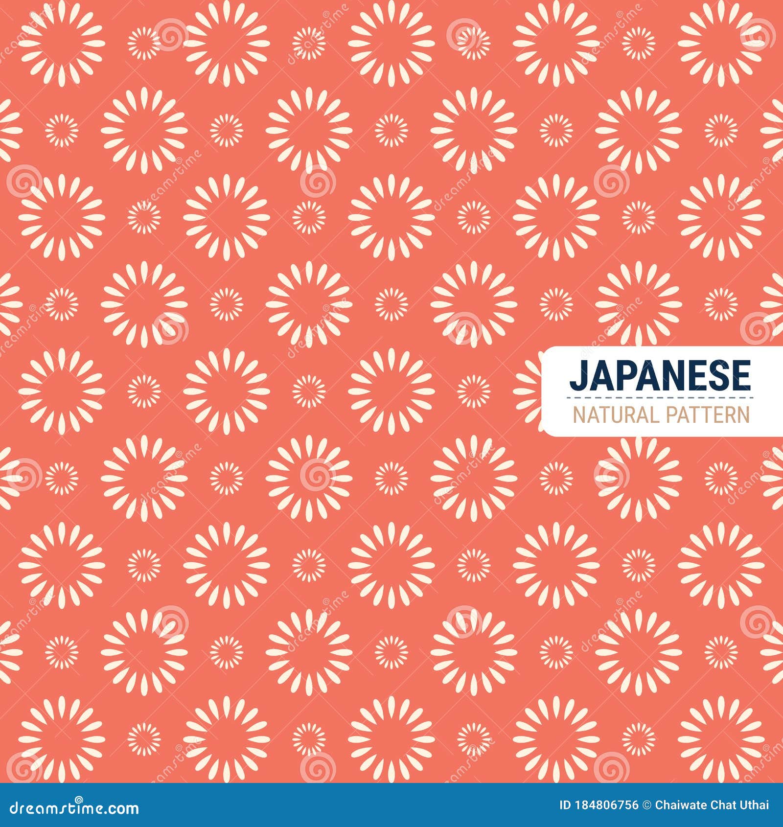Traditional Japanese Natural Pattern for Designer Stock Vector ...