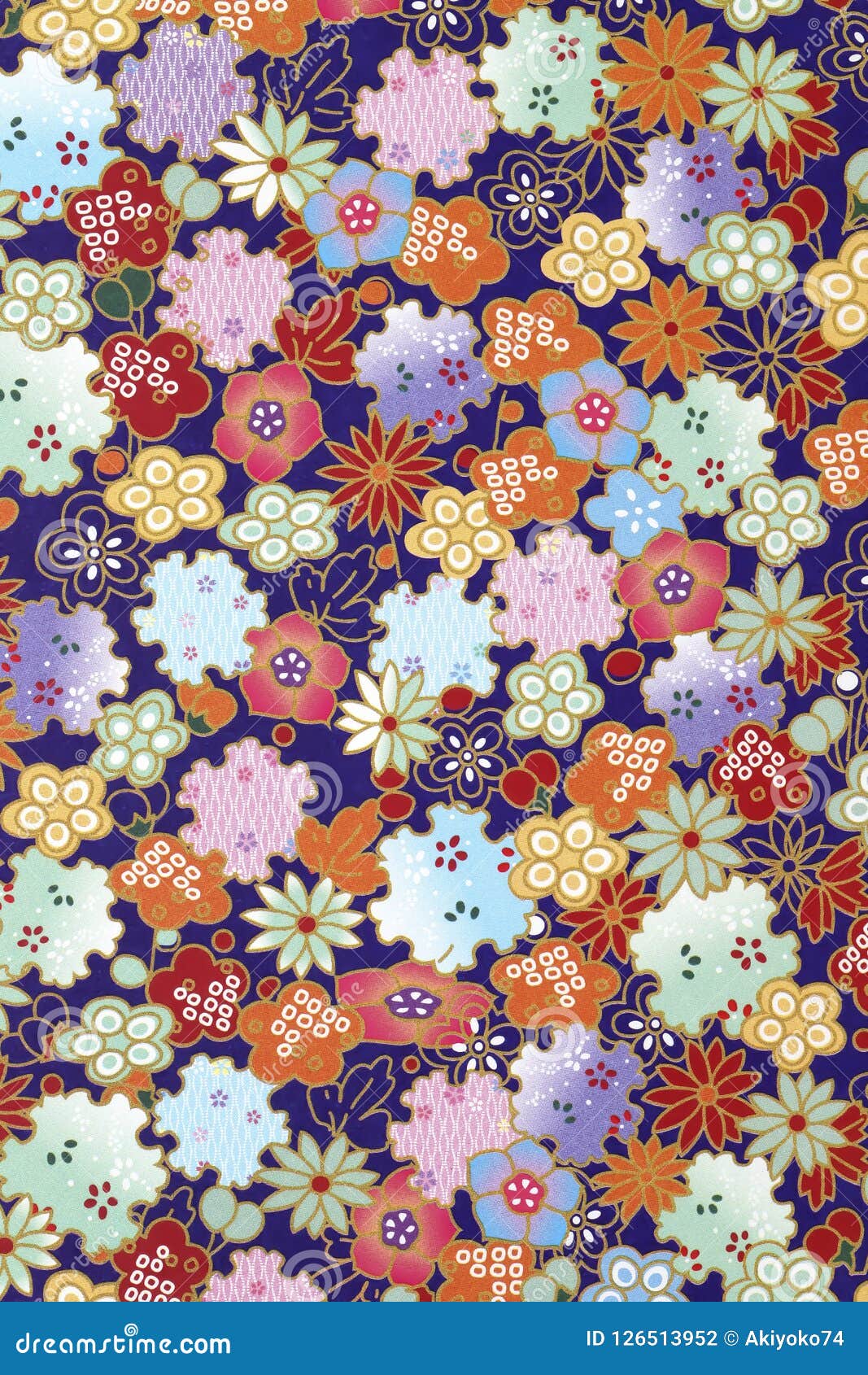 Traditional Japanese Pattern Origami Paper Stock Illustration ...