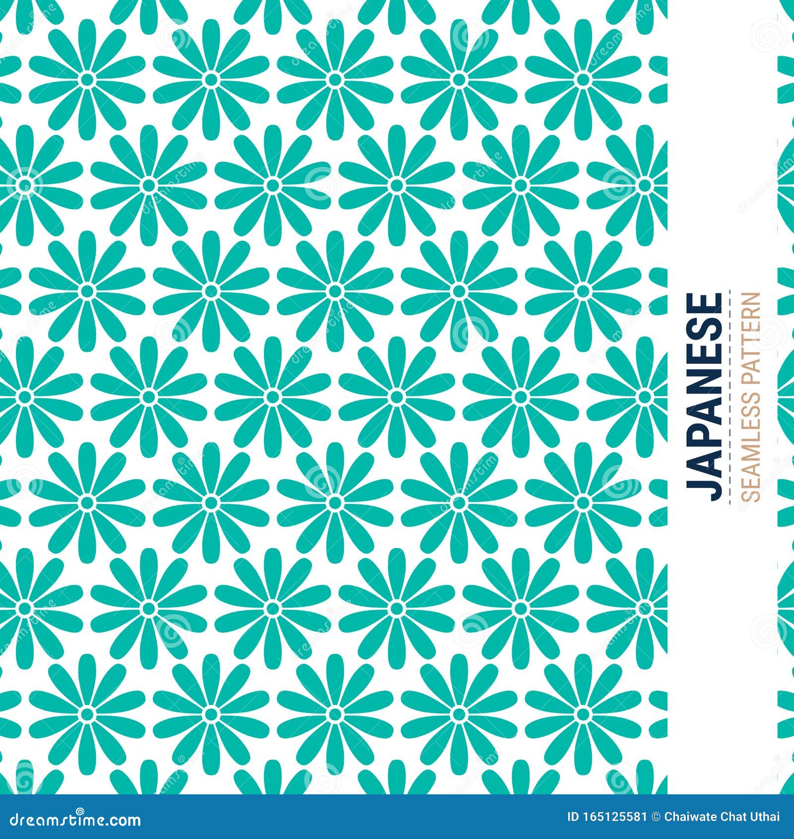 Traditional Japanese Seamless Pattern - Retro and Modern Styles Stock ...