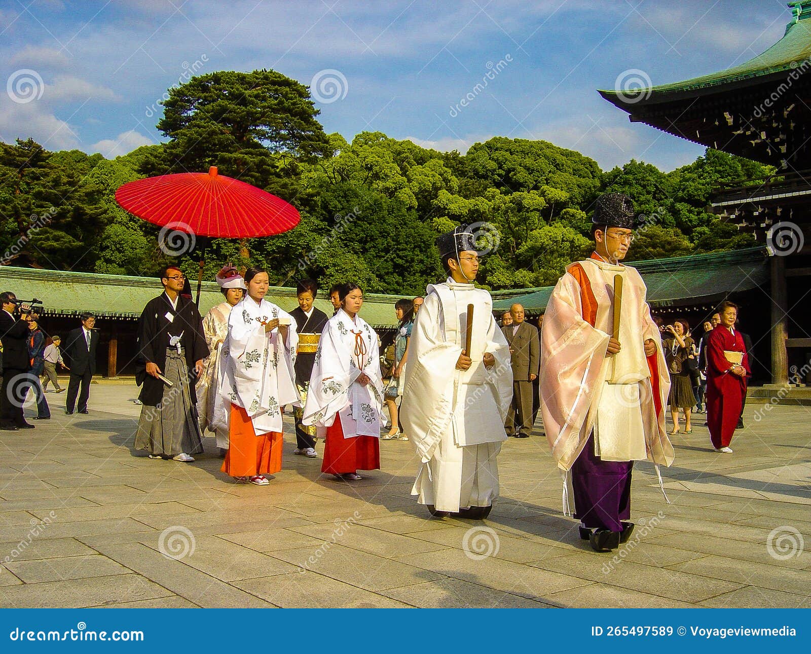 Shinto Wedding Procession Meiji Shrine Editorial Stock Image Image
