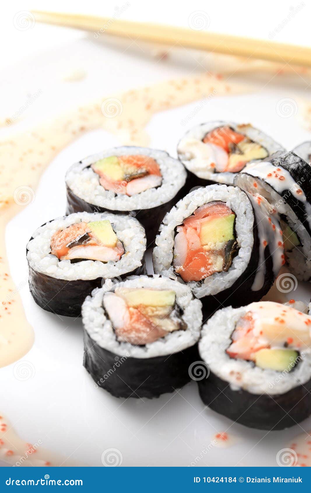 Traditional japanese sushi stock photo. Image of appetite - 10424184