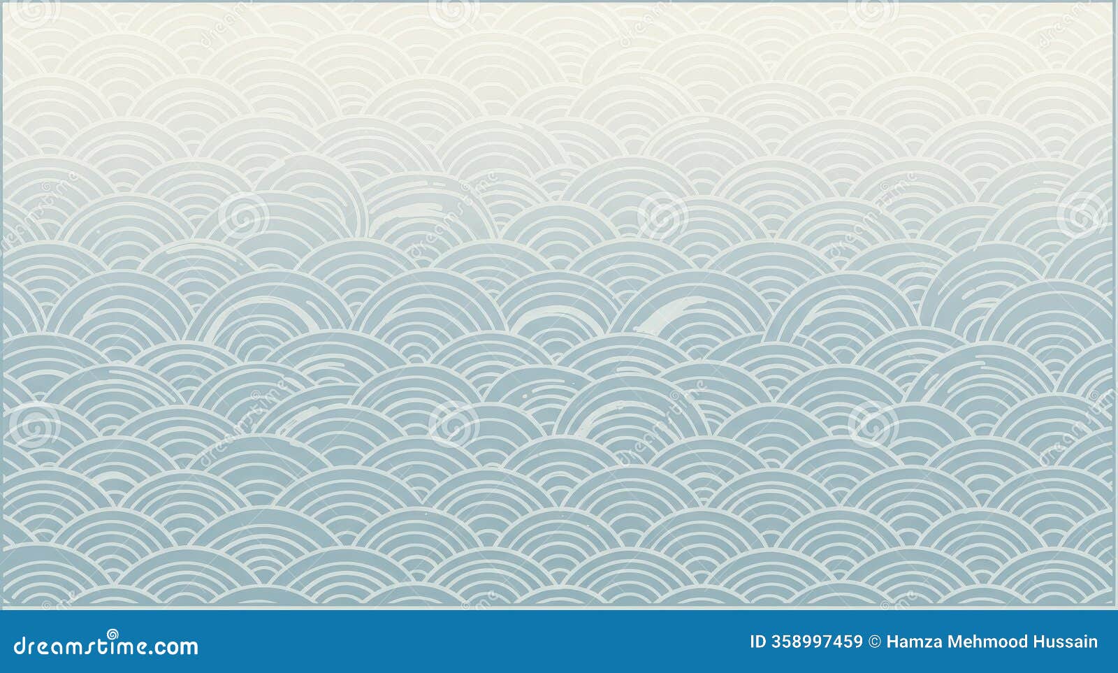Traditional Japanese Wave Pattern Stock Illustration - Illustration of ...