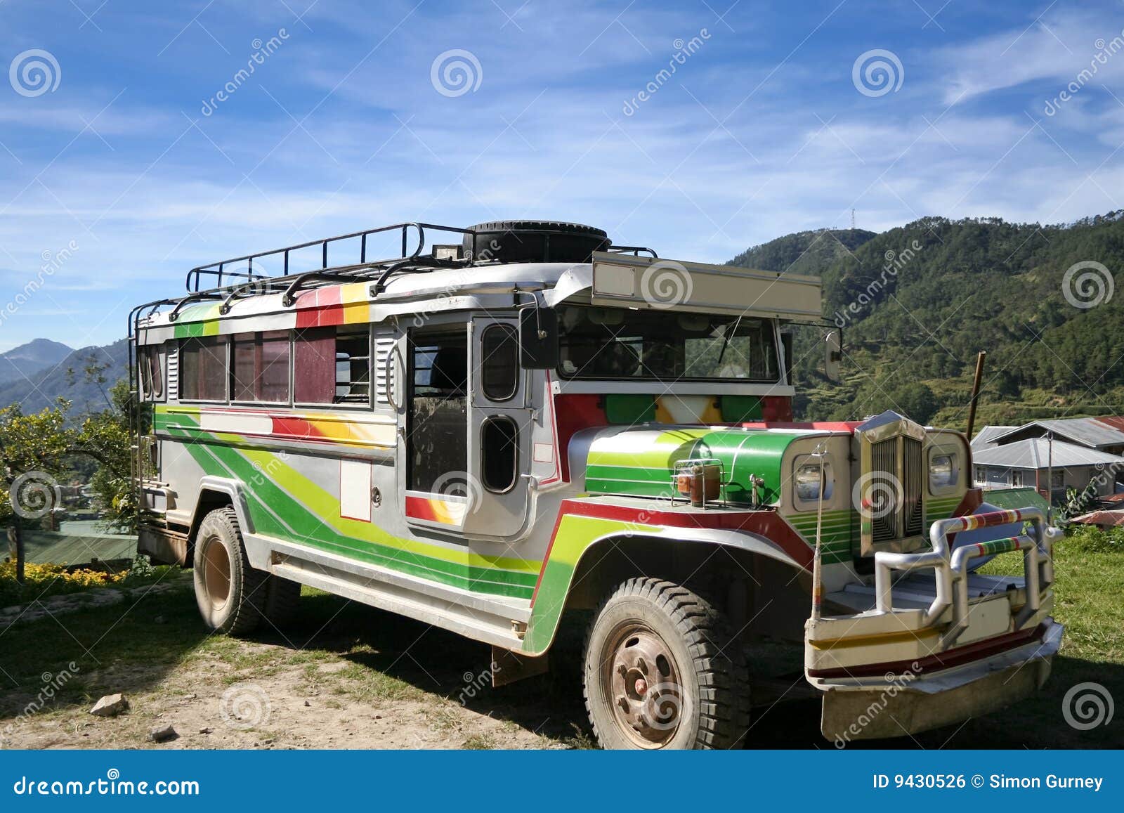 Traditional Jeepney Sagada Philippines Transport Stock Photo - Image of ...