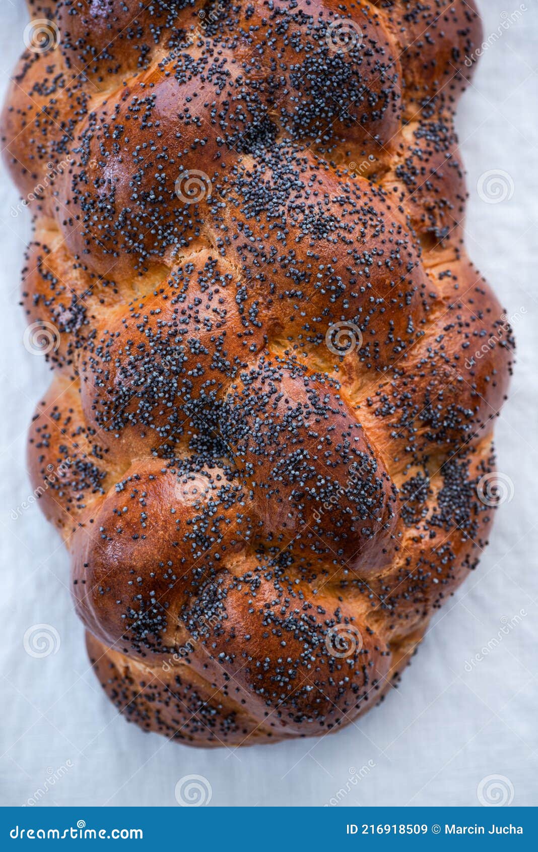 Traditional Jewish Challah Bread Made for Sabbath Stock Image - Image ...